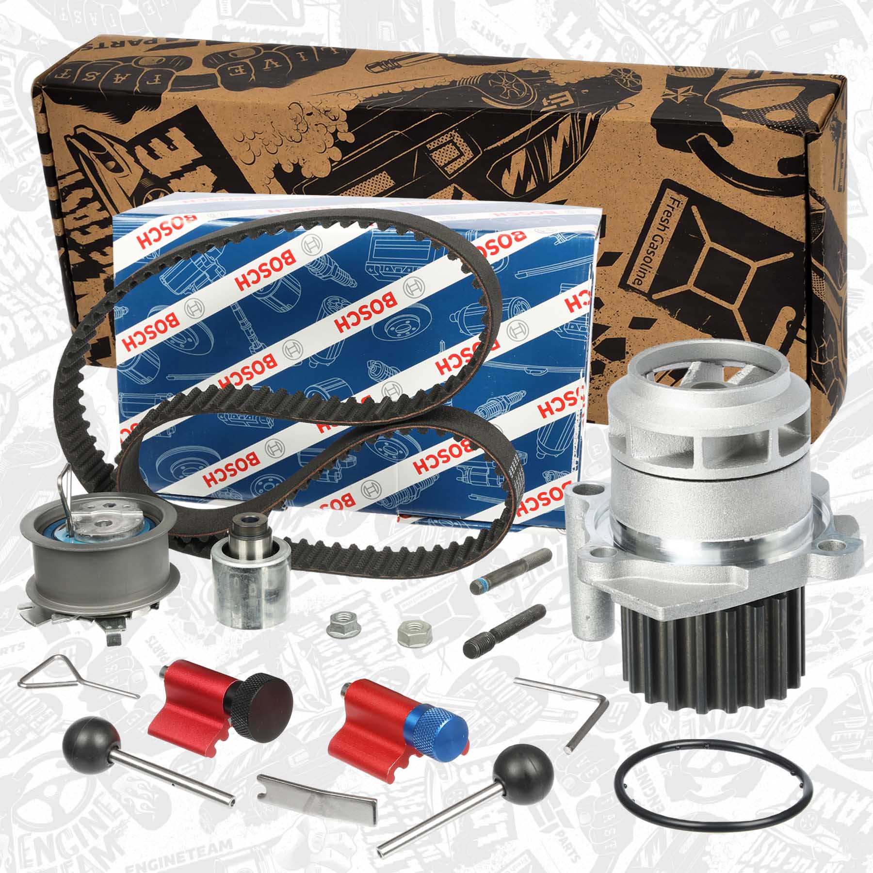 Water Pump & Timing Belt Kit - RM0011VR4 ET ENGINETEAM - 038121011C ...