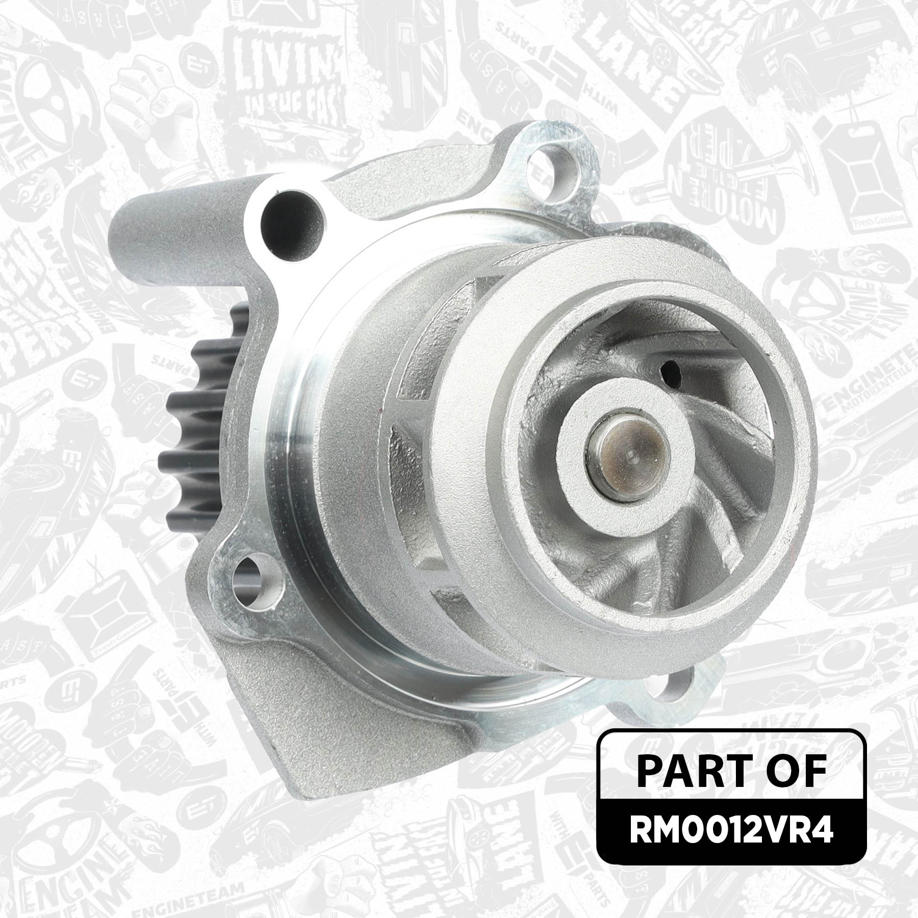 Water Pump & Timing Belt Kit - RM0011VR4 ET ENGINETEAM - 038121011C ...