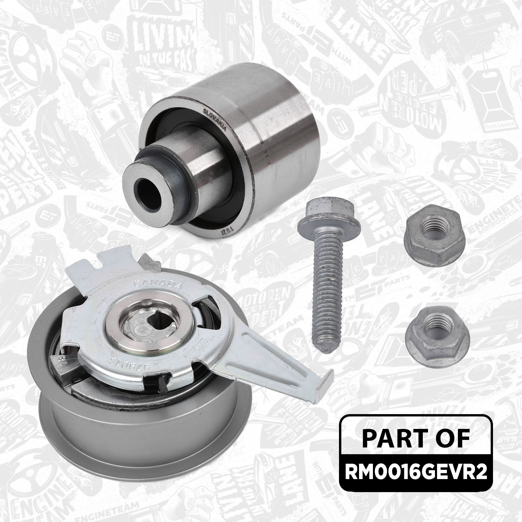 Water Pump & Timing Belt Kit - RM0016GEVR2 ET ENGINETEAM - 03L198119G ...