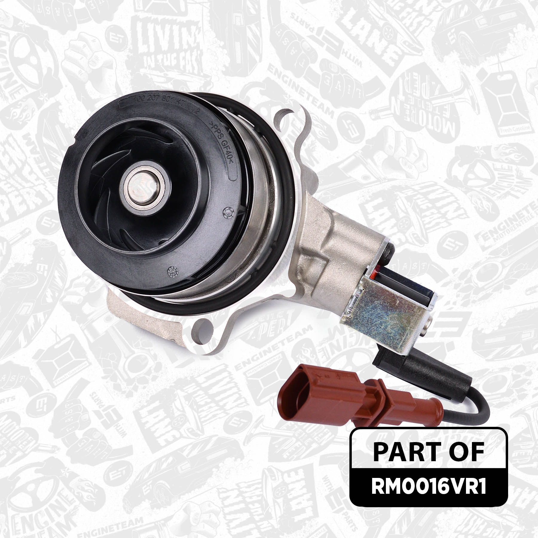 Water Pump & Timing Belt Kit - RM0016VR1 ET ENGINETEAM - 04L260849D ...