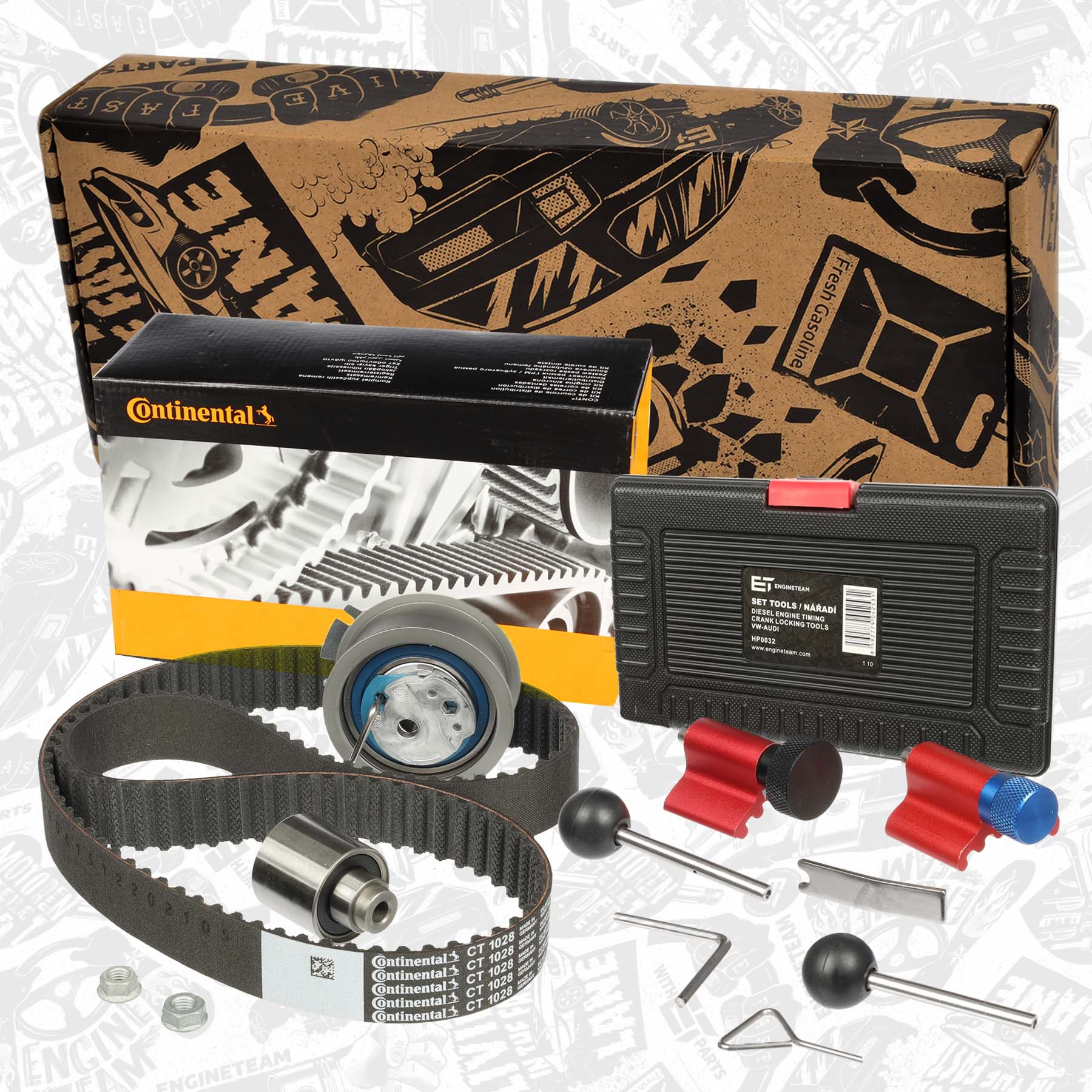 Timing Belt Kit - RM0019VR1 ET ENGINETEAM - 038198119A, 038198119C ...
