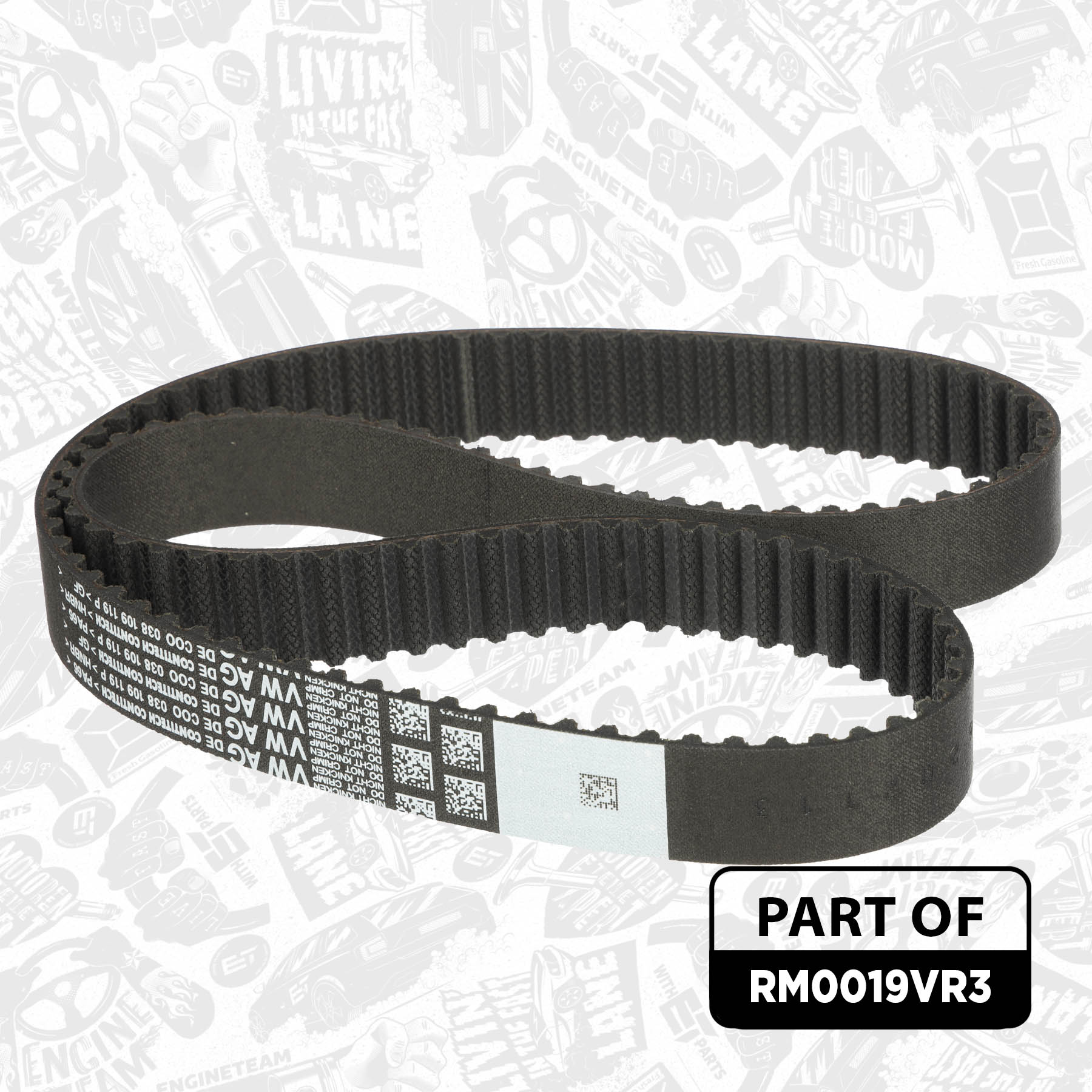 Timing Belt Kit - RM0019VR3 ET ENGINETEAM - 038198119A, 038198119C ...