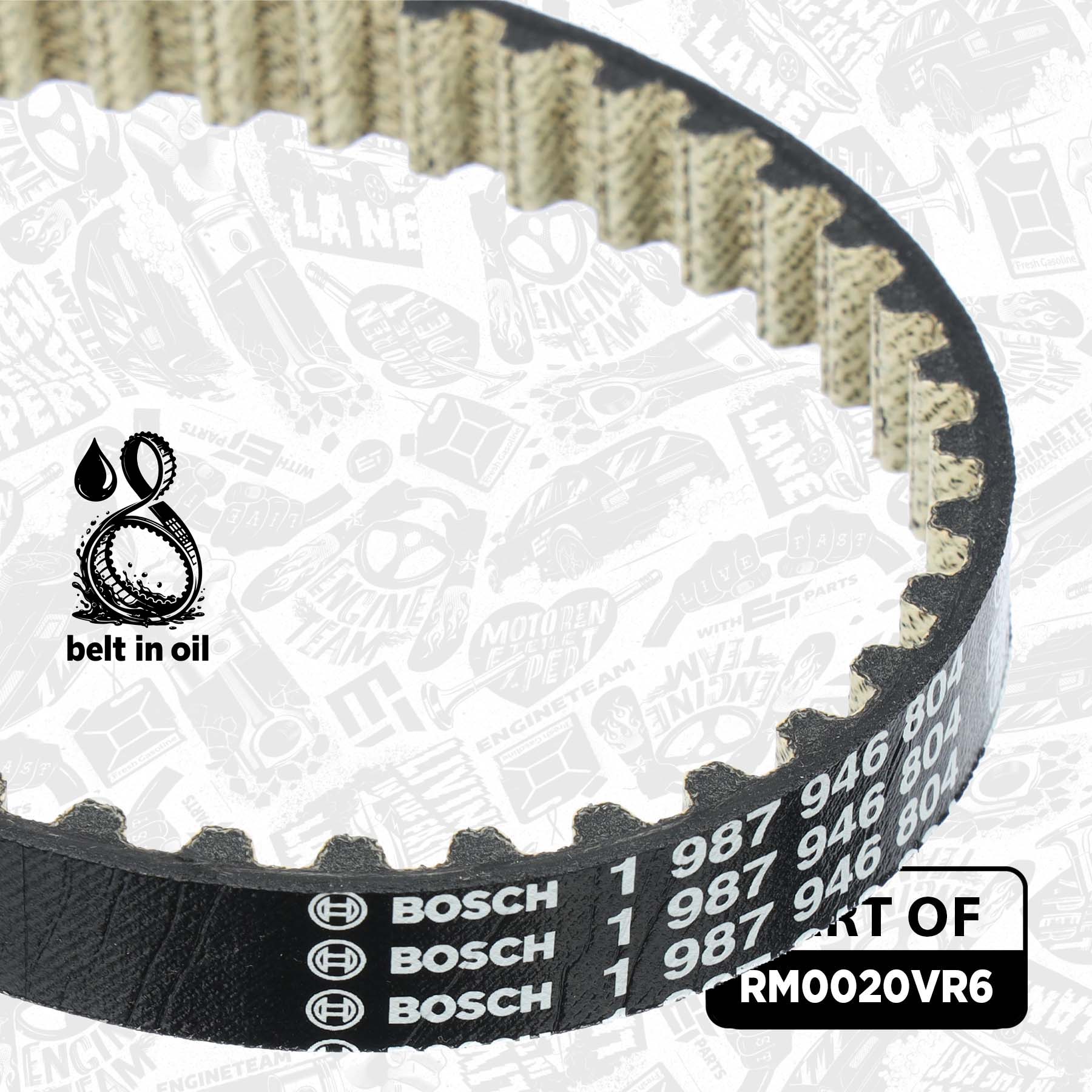 Timing Belt Kit - RM0020VR6 ET ENGINETEAM - 1762416, CM5G-6600-DC ...