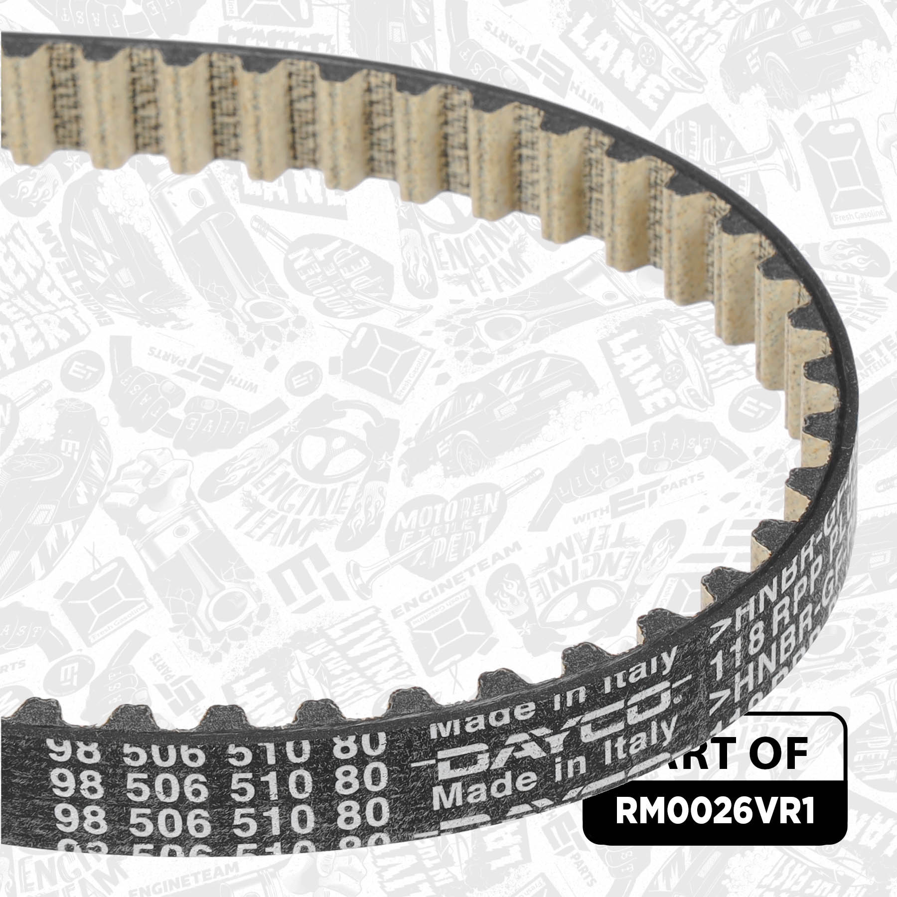 Timing Belt Kit - RM0026VR1 ET ENGINETEAM - 0109-2A, 9835032380, 01092A ...