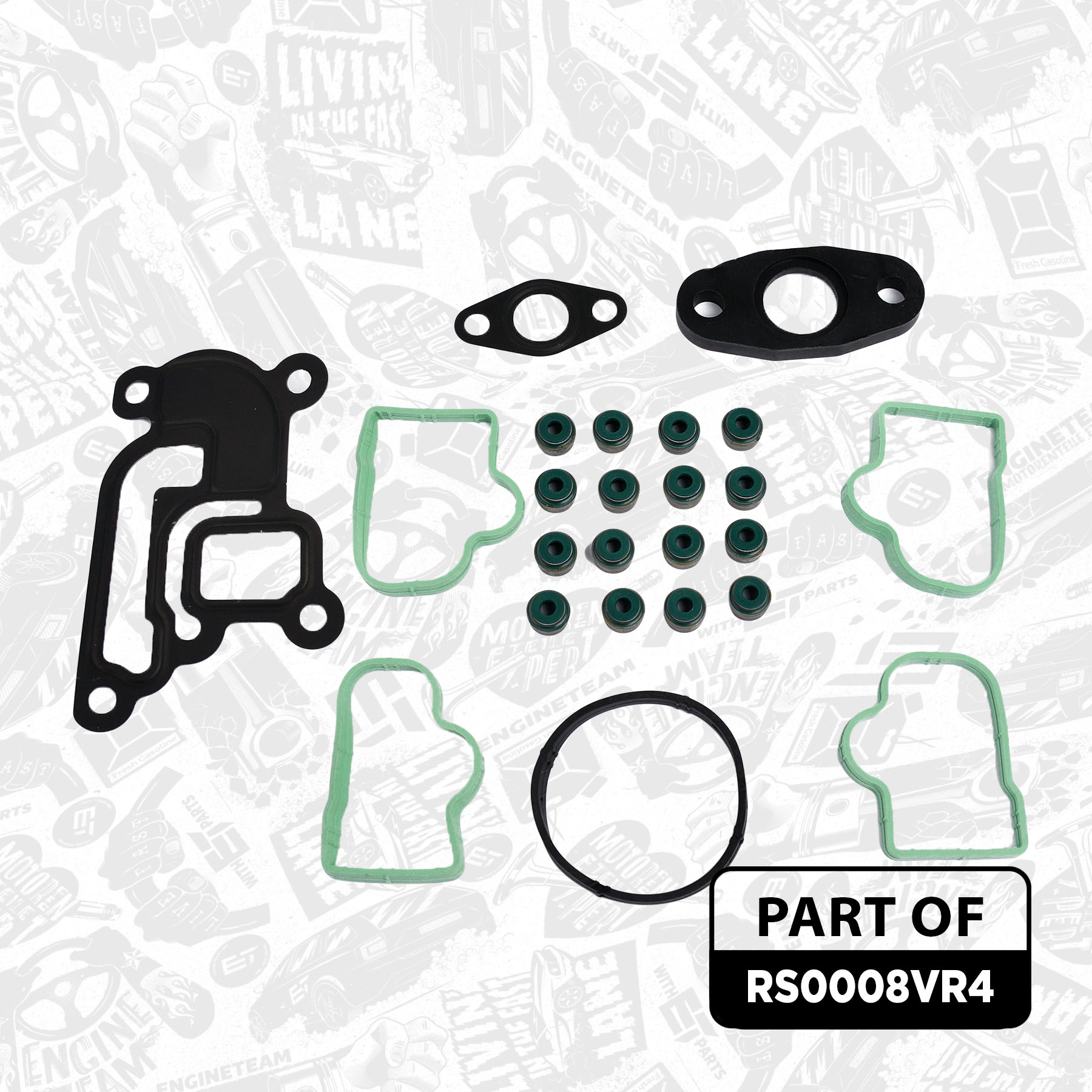 Timing Chain Kit - RS0008VR4 ET ENGINETEAM - 11140-84E50, 1606278 ...