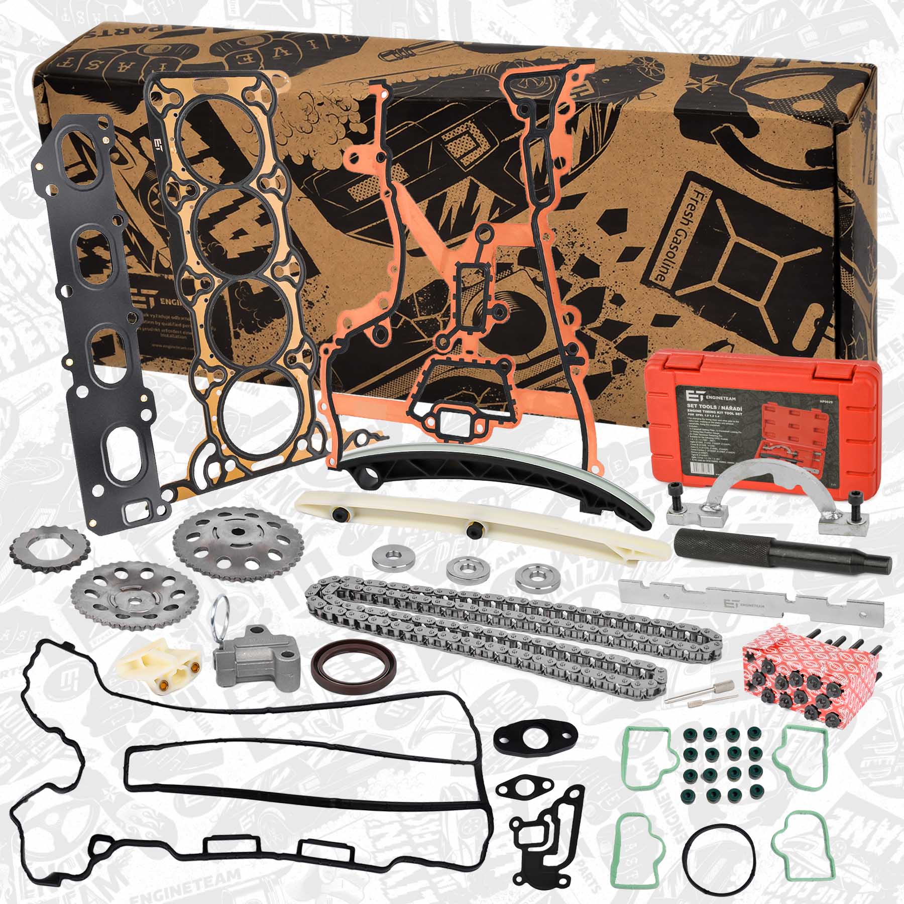 Timing Chain Kit - RS0008VR5 ET ENGINETEAM - 11140-84E50, 1606278 ...