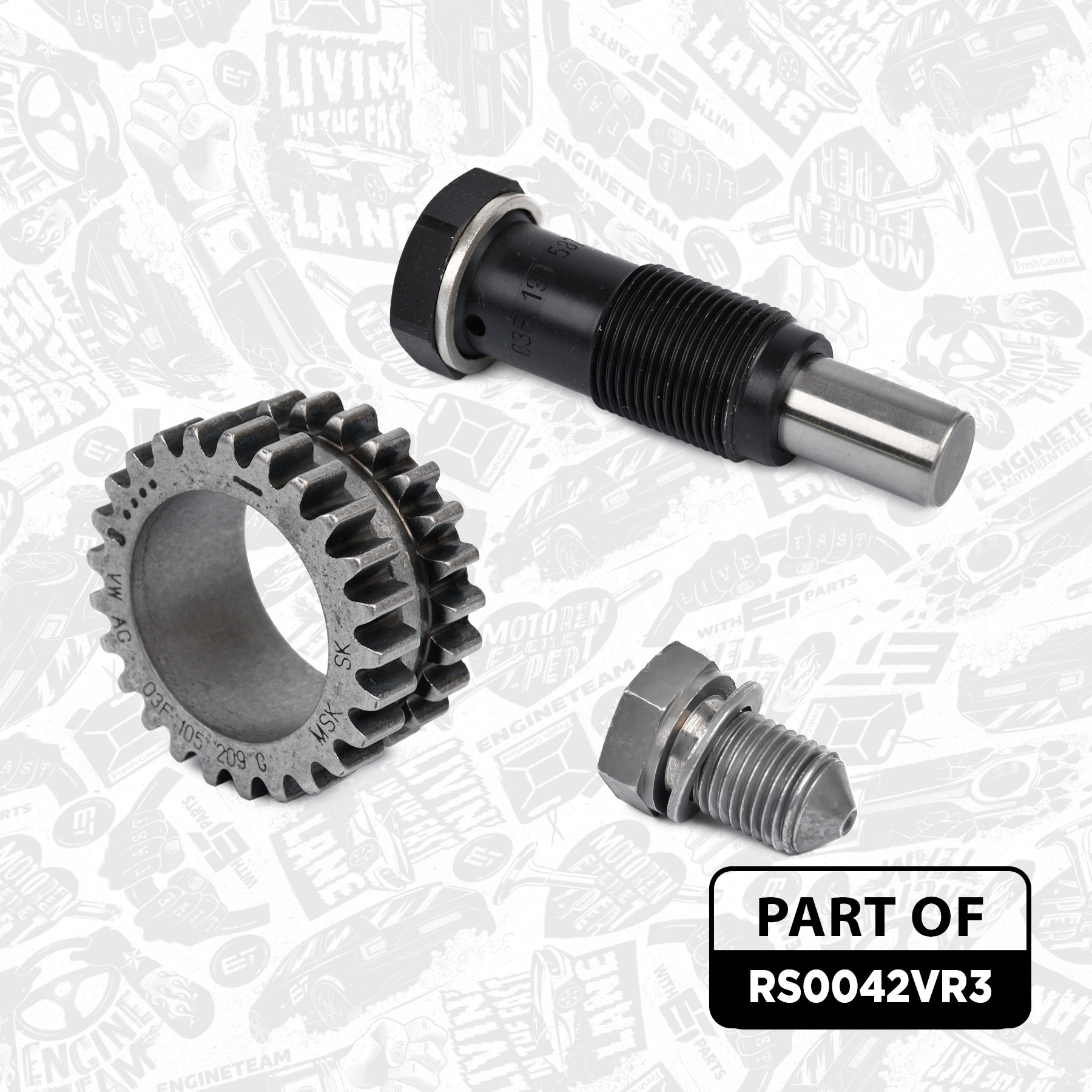 Timing Chain Kit - RS0042VR3 ET ENGINETEAM - 03F198158B, 03F198158 ...