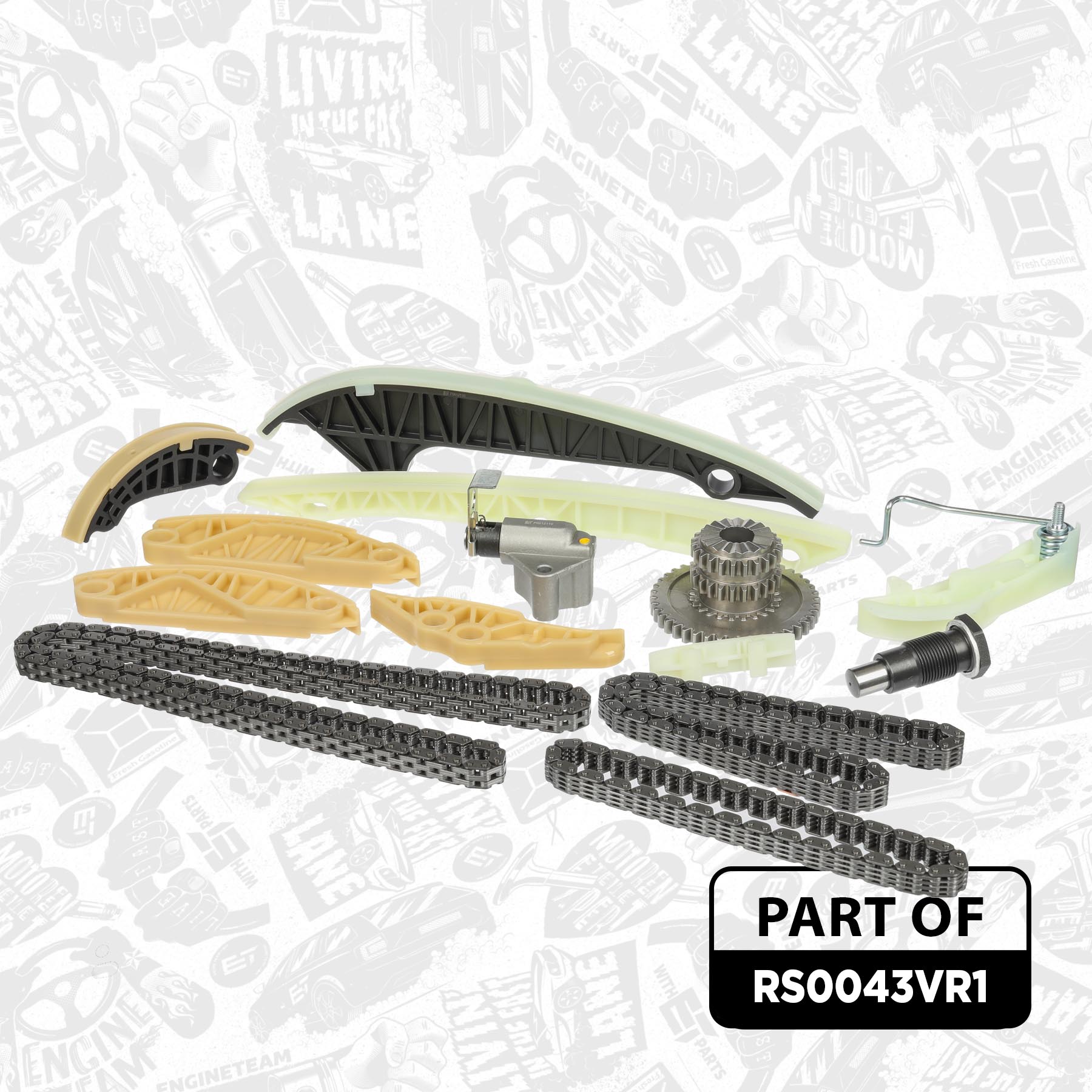 Timing Chain Kit - RS0043VR1 ET ENGINETEAM - 06H109158, 06H109158J ...