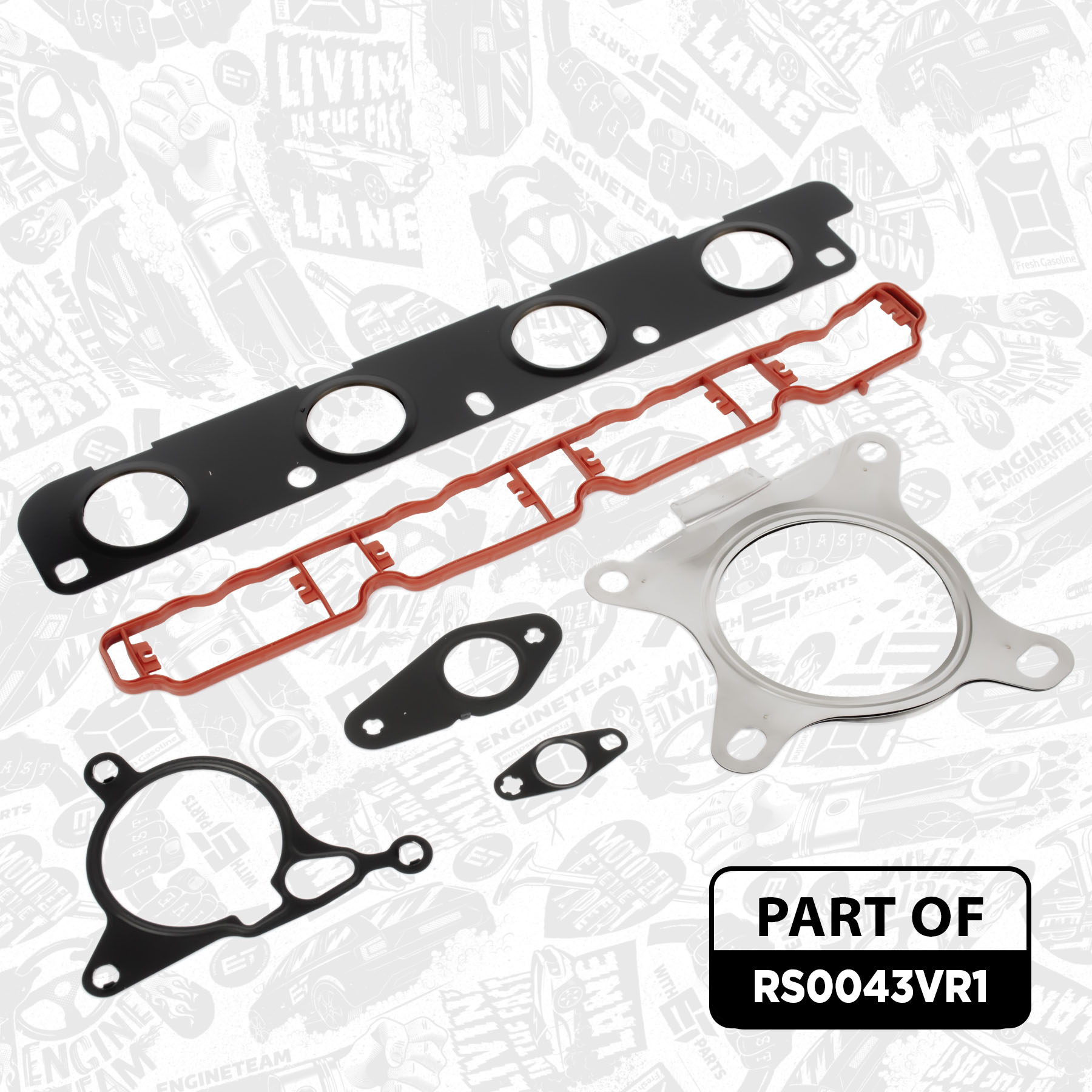 Timing Chain Kit - RS0043VR1 ET ENGINETEAM - 06H109158, 06H109158J ...