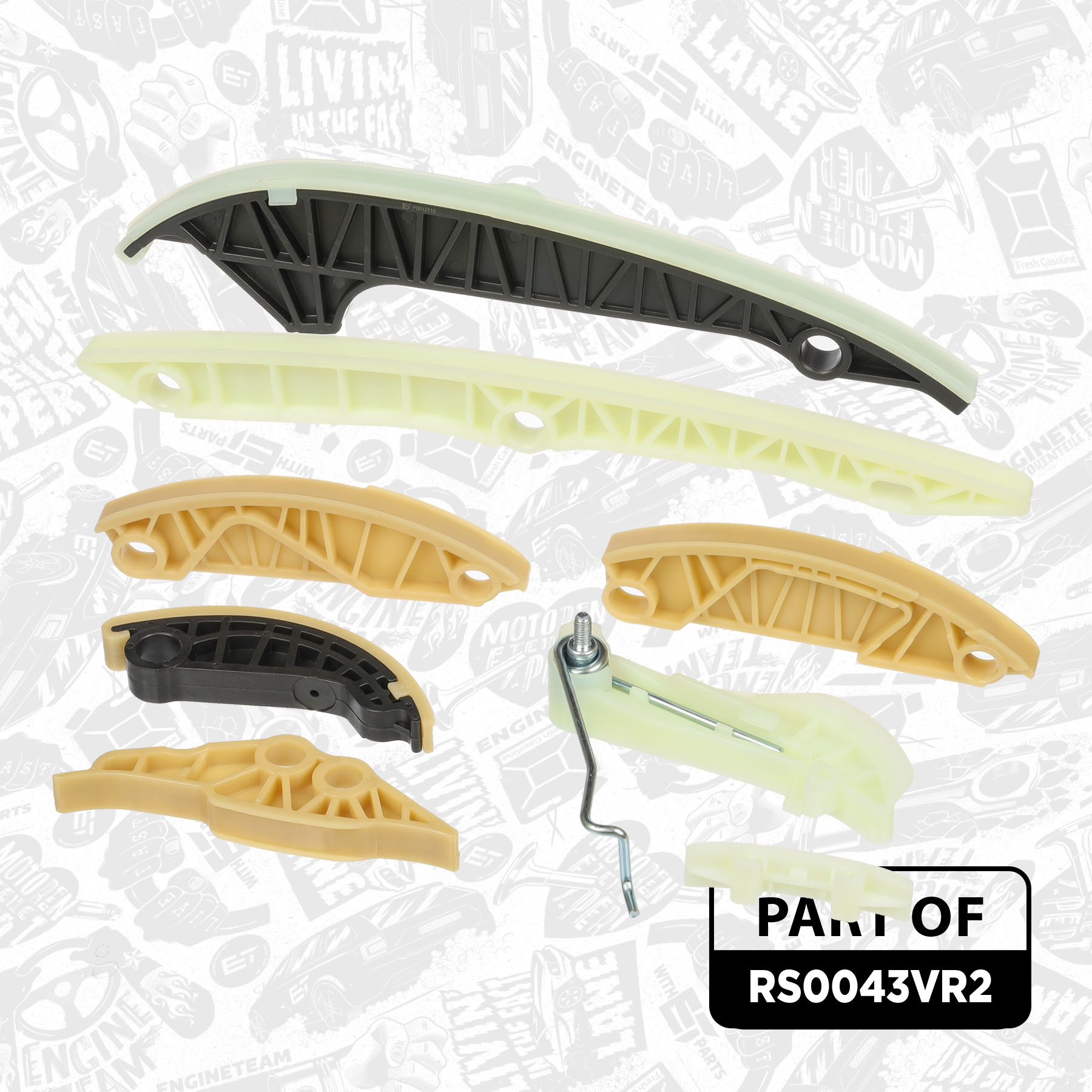 Timing Chain Kit - RS0043VR2 ET ENGINETEAM - 06H109158, 06H109158J ...
