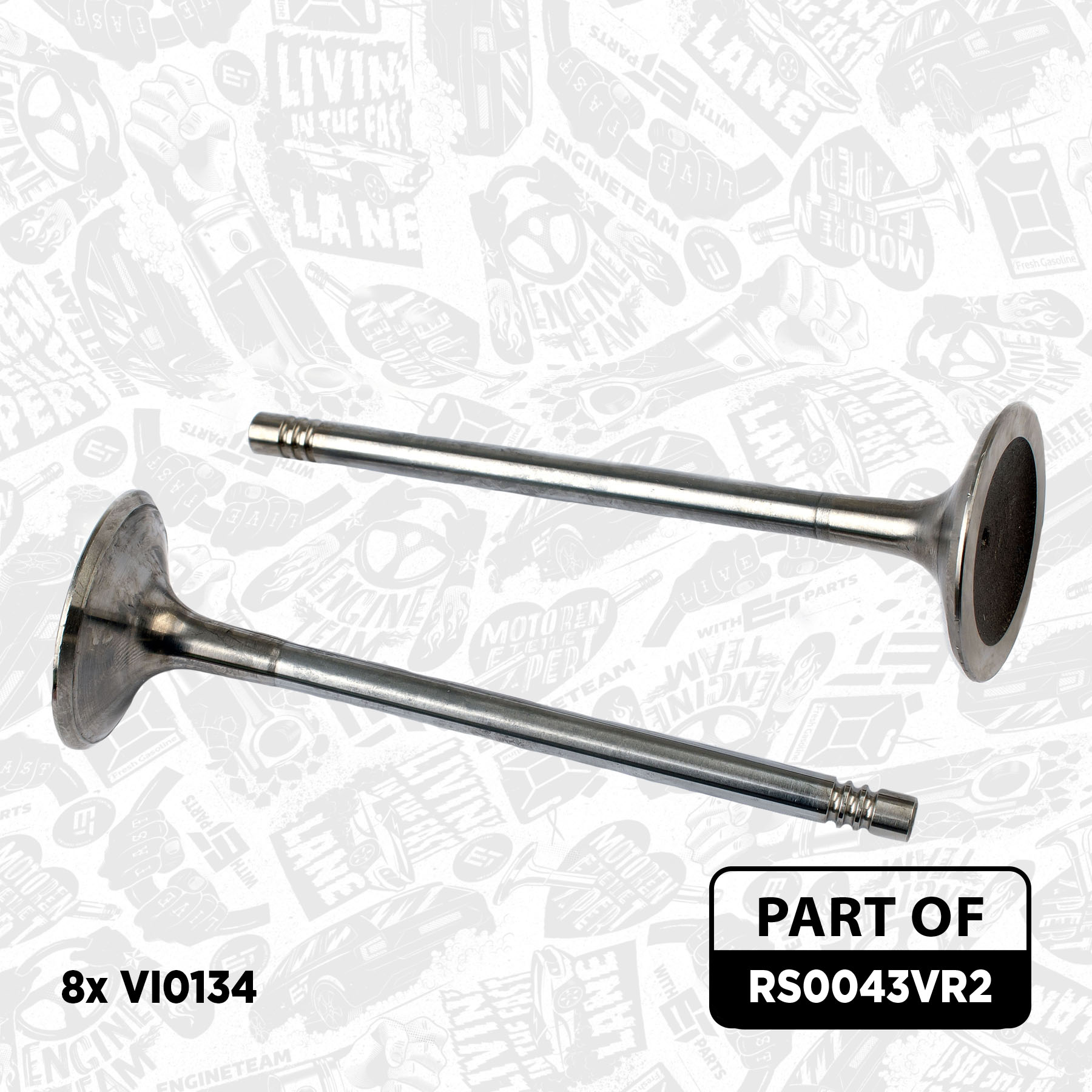 Timing Chain Kit - RS0043VR2 ET ENGINETEAM - 06H109158, 06H109158J ...