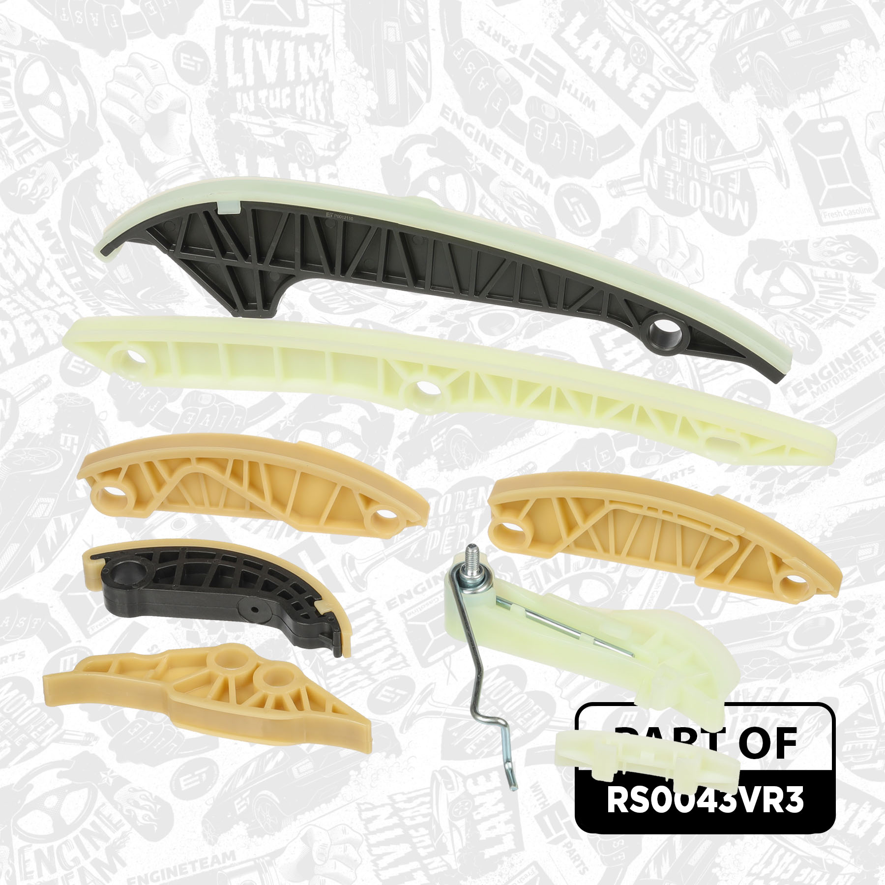 Timing Chain Kit - RS0043VR3 ET ENGINETEAM - 06H109158, 06H109158J ...