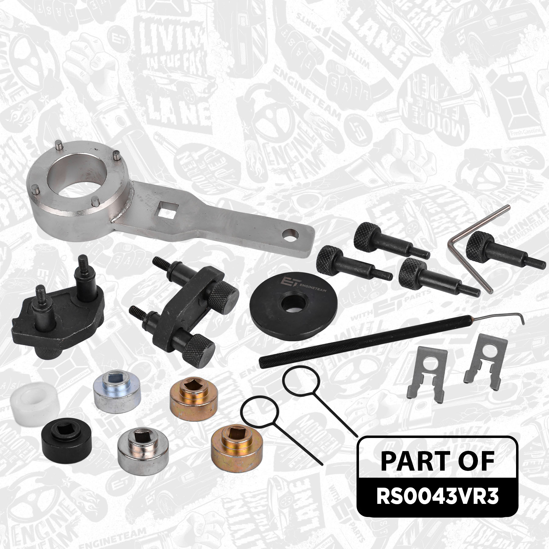 Timing Chain Kit - RS0043VR3 ET ENGINETEAM - 06H109158, 06H109158J ...