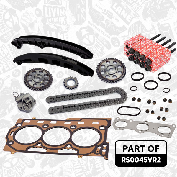 Timing Chain Kit - RS0045VR2 ET ENGINETEAM - 03C109158A, 03C109158 ...