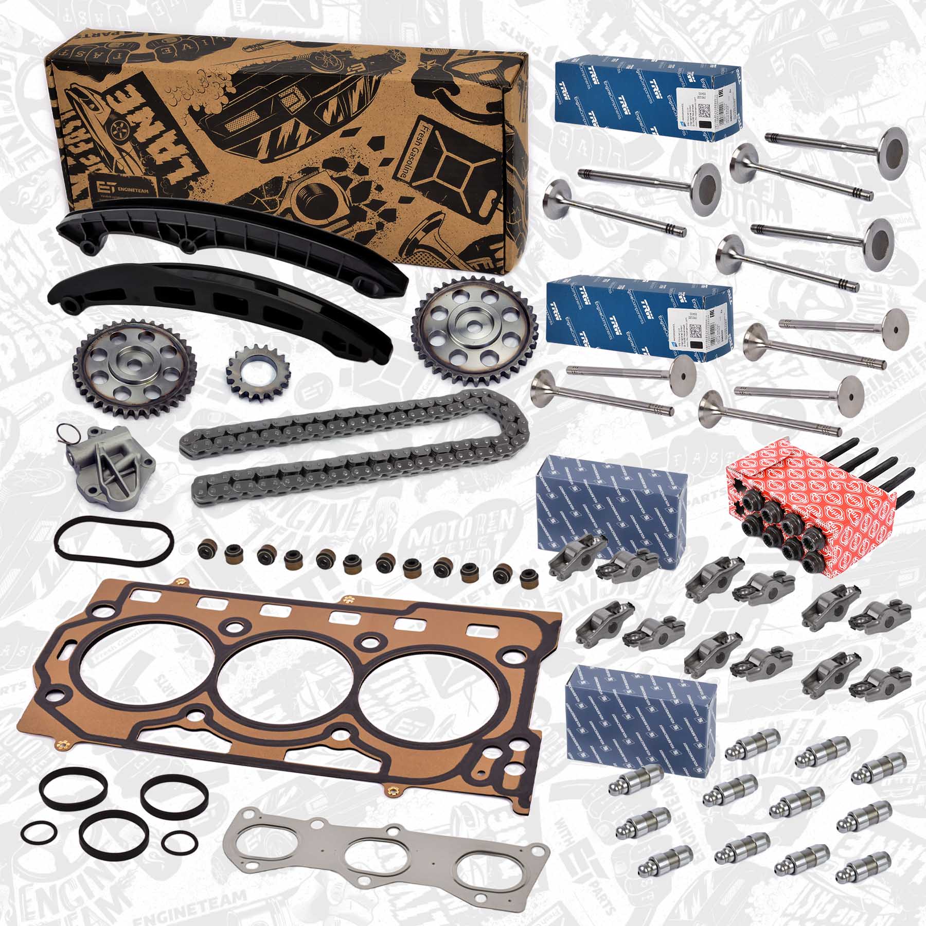 Timing Chain Kit - RS0045VR4 ET ENGINETEAM - 03C109158A, 03C109158 ...