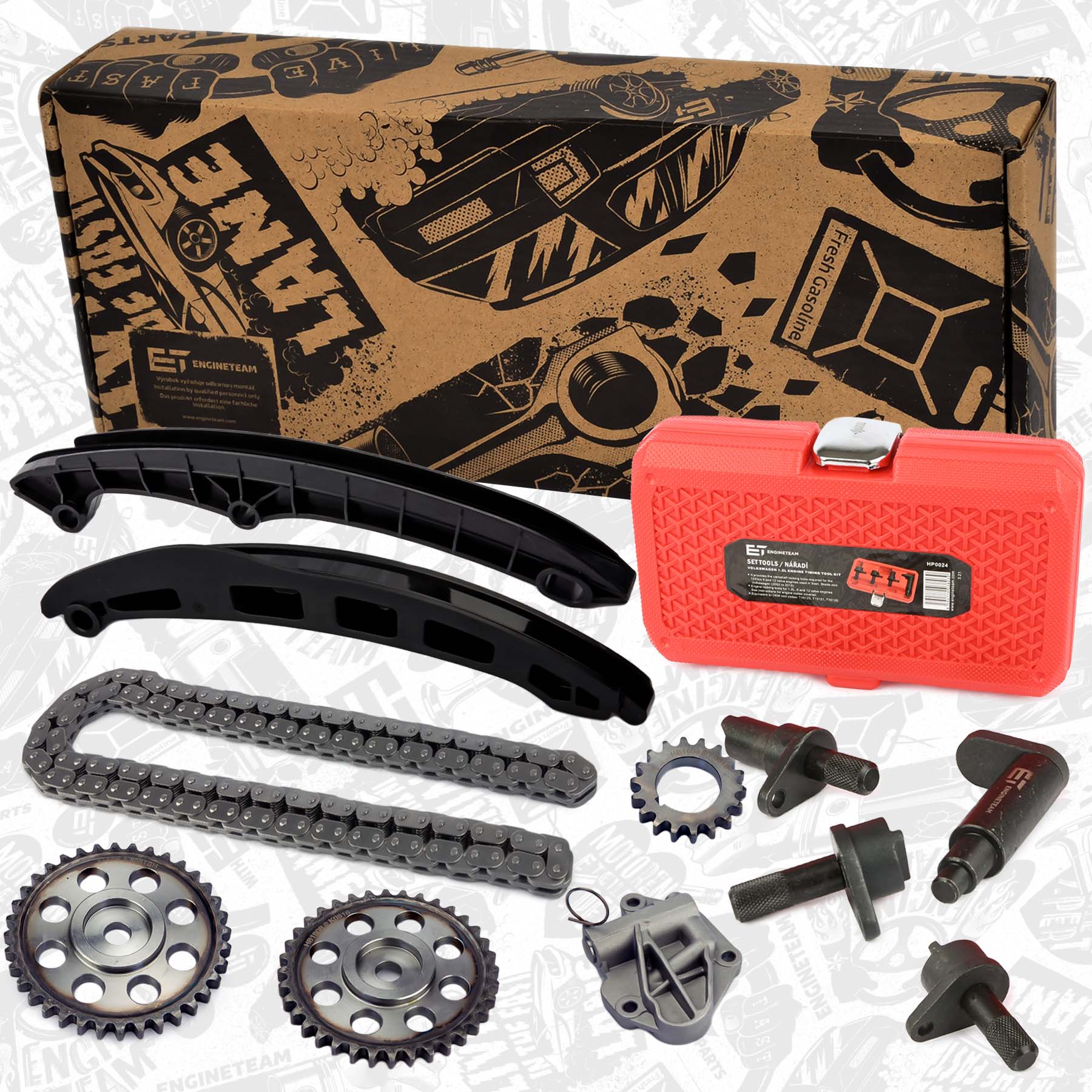 Timing Chain Kit - RS0045VR7 ET ENGINETEAM - 03C109158A, 03C109158 ...