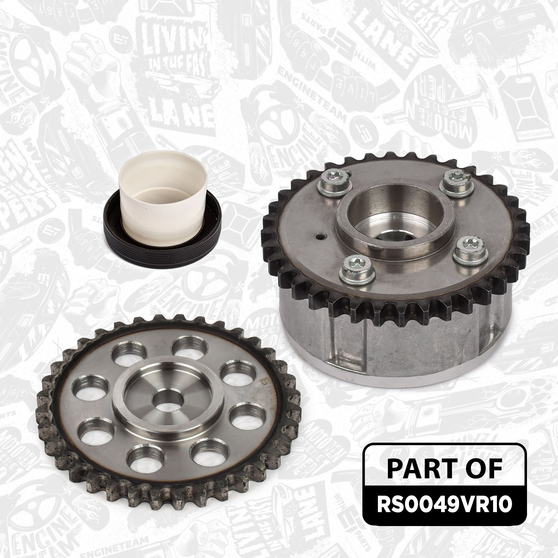Timing Chain Kit - RS0049VR10 ET ENGINETEAM - 03C109571F, 03C109509P ...