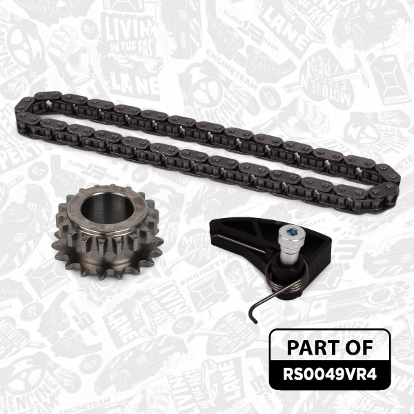Timing Chain Kit - RS0049VR4 ET ENGINETEAM - 03C109571F, 03C109509P ...