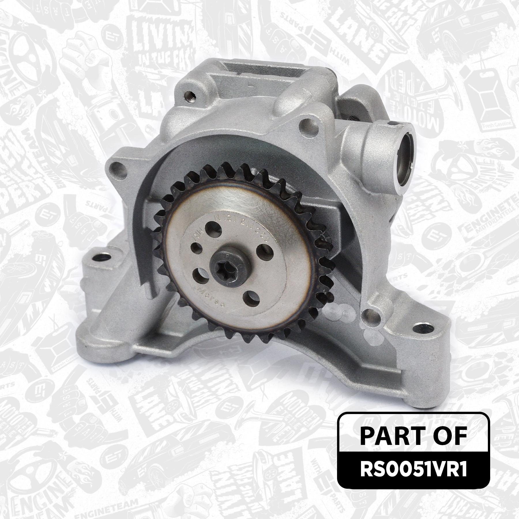 Chain Set, oil pump drive + oil pump - RS0051VR1 ET ENGINETEAM ...