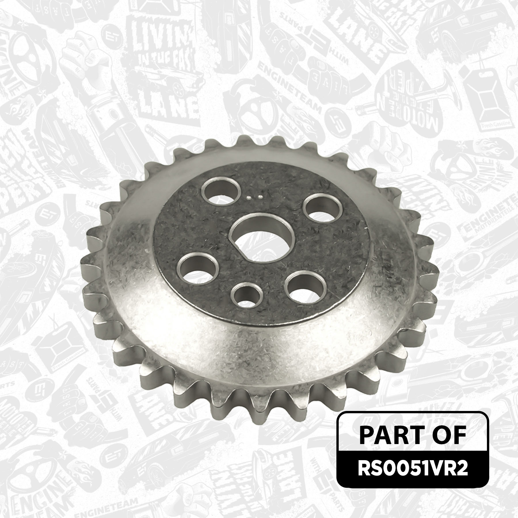 Chain Kit, oil pump drive - RS0051VR2 ET ENGINETEAM - 03C115225A ...