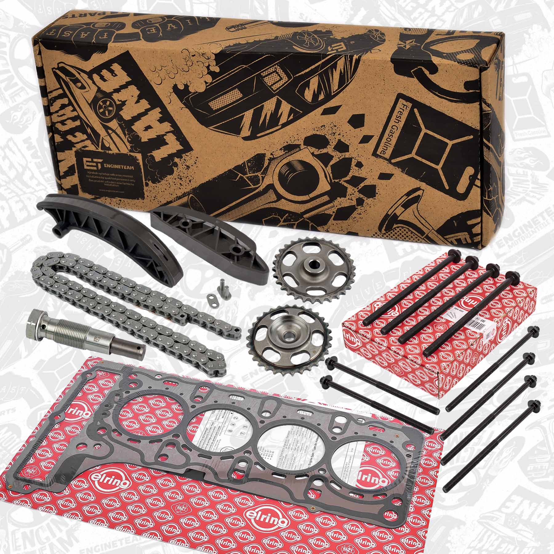 Timing Chain Kit - RS0055VR3 ET ENGINETEAM - 6510520001, A6510520100 ...