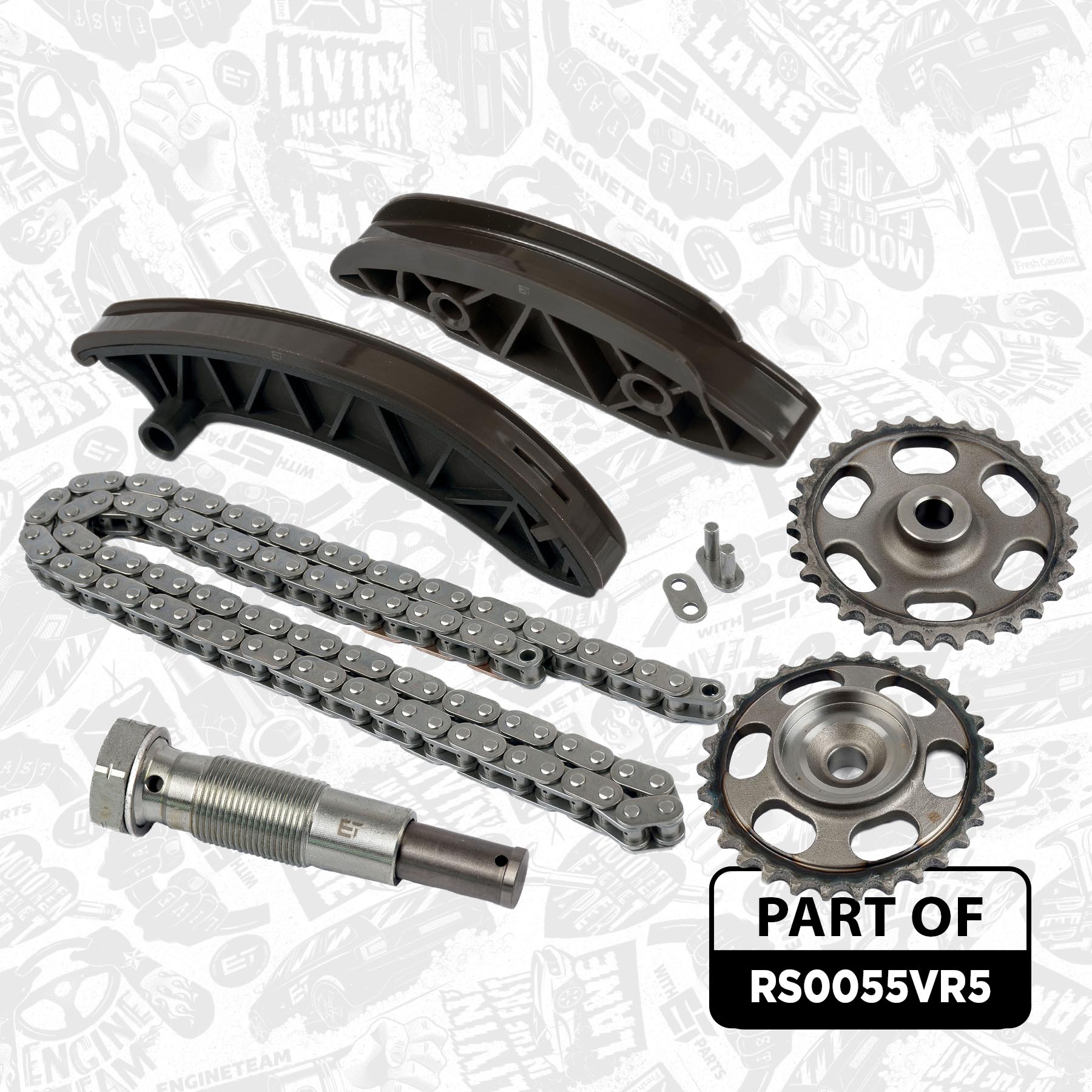 Timing Chain Kit - RS0055VR5 ET ENGINETEAM - 6510520001, A6510520100 ...