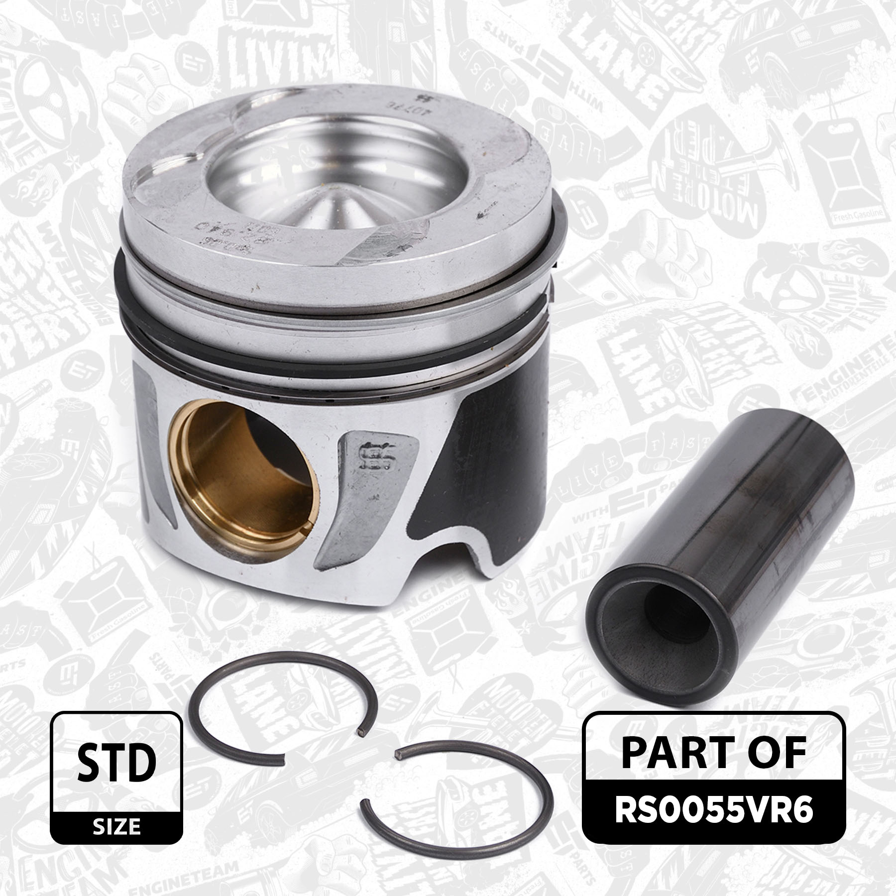 Timing Chain Kit - RS0055VR6 ET ENGINETEAM - 6510520001, A6510520100 ...