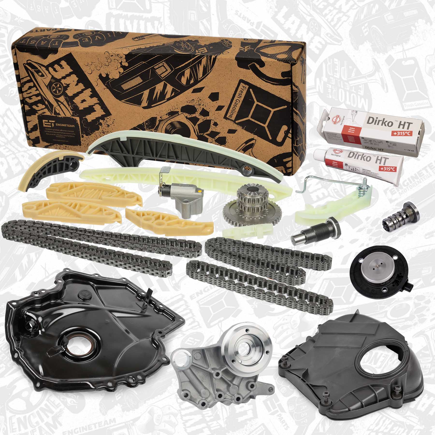 Timing Chain Kit - RS0069VR1 ET ENGINETEAM - 06H109158, 06H109158J ...