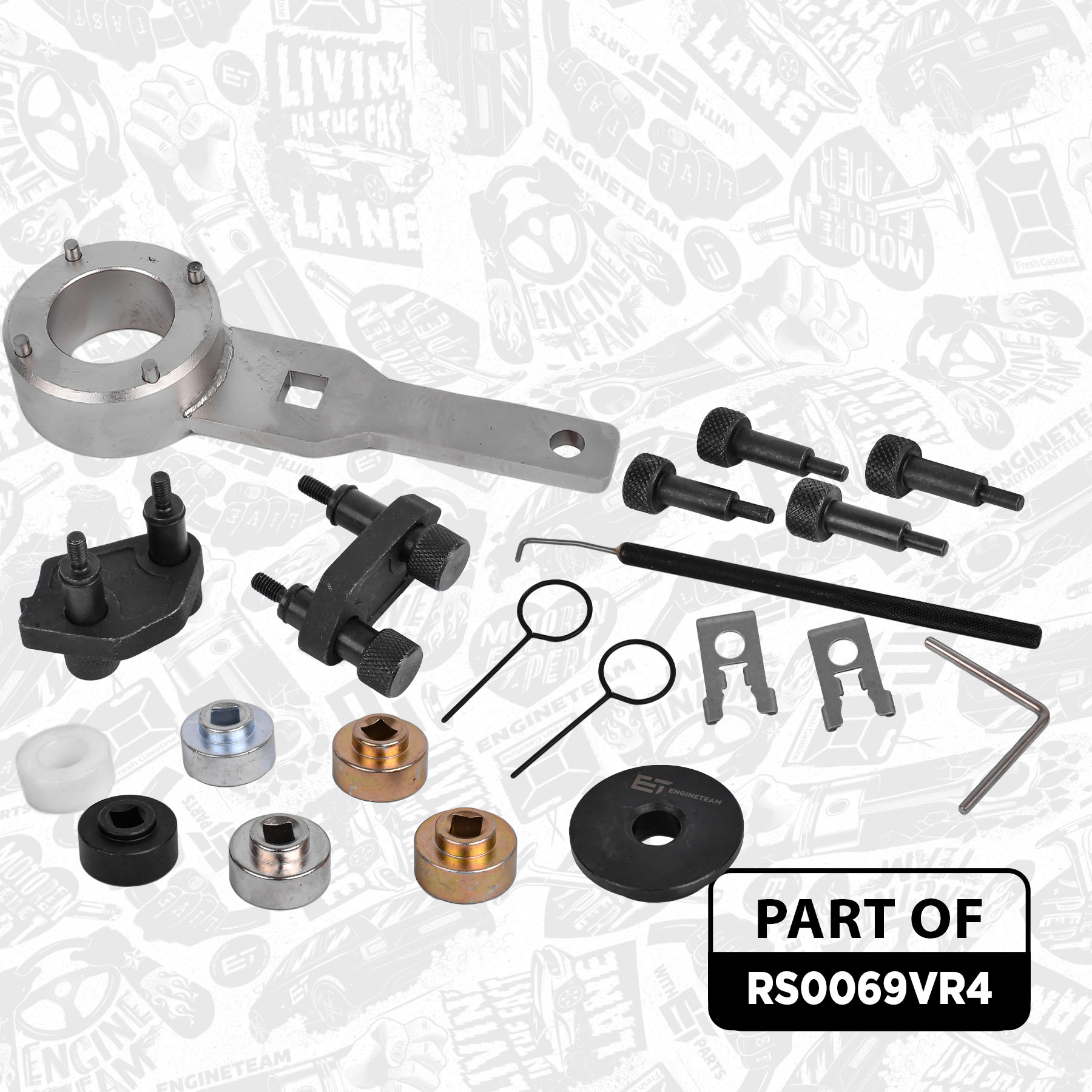 Timing Chain Kit - RS0069VR4 ET ENGINETEAM - 06H109158, 06H109158J ...