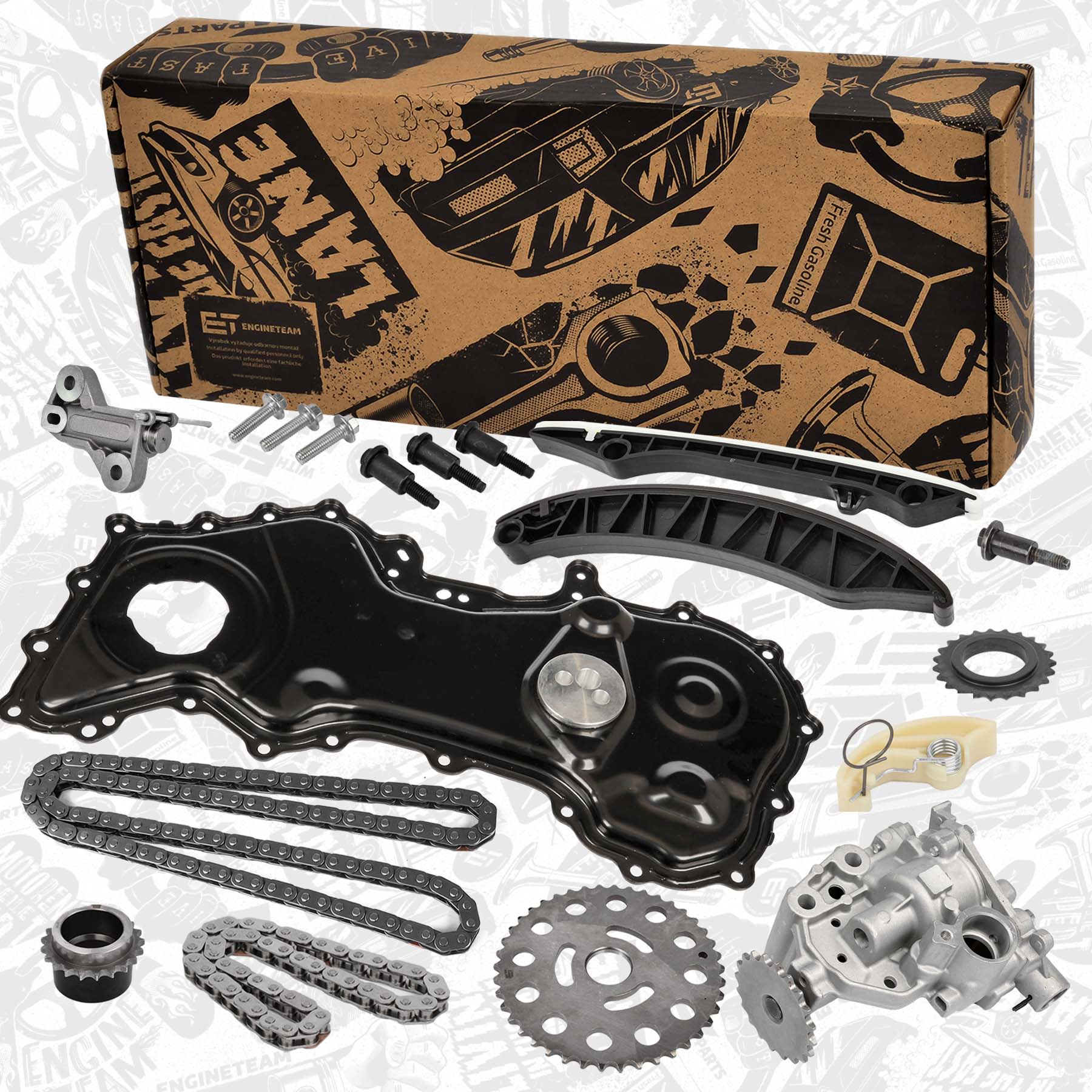 Timing Chain Kit - RS0073VR3 ET ENGINETEAM - 13028-00Q0D, 4420455 ...