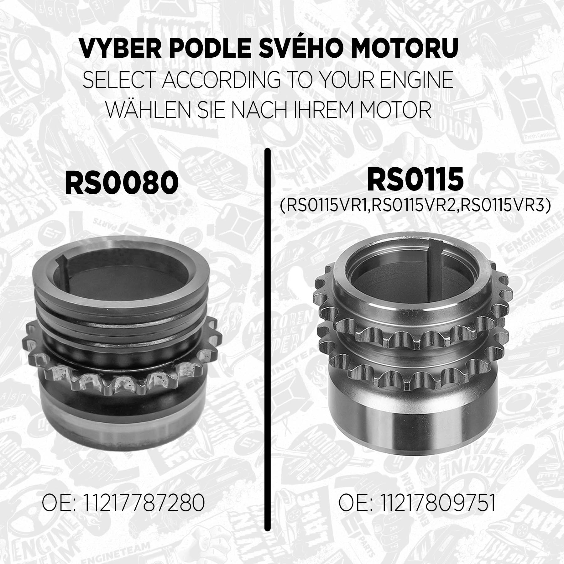 Timing Chain Kit - RS0080 ET ENGINETEAM - 11318506869, 13522249852 ...