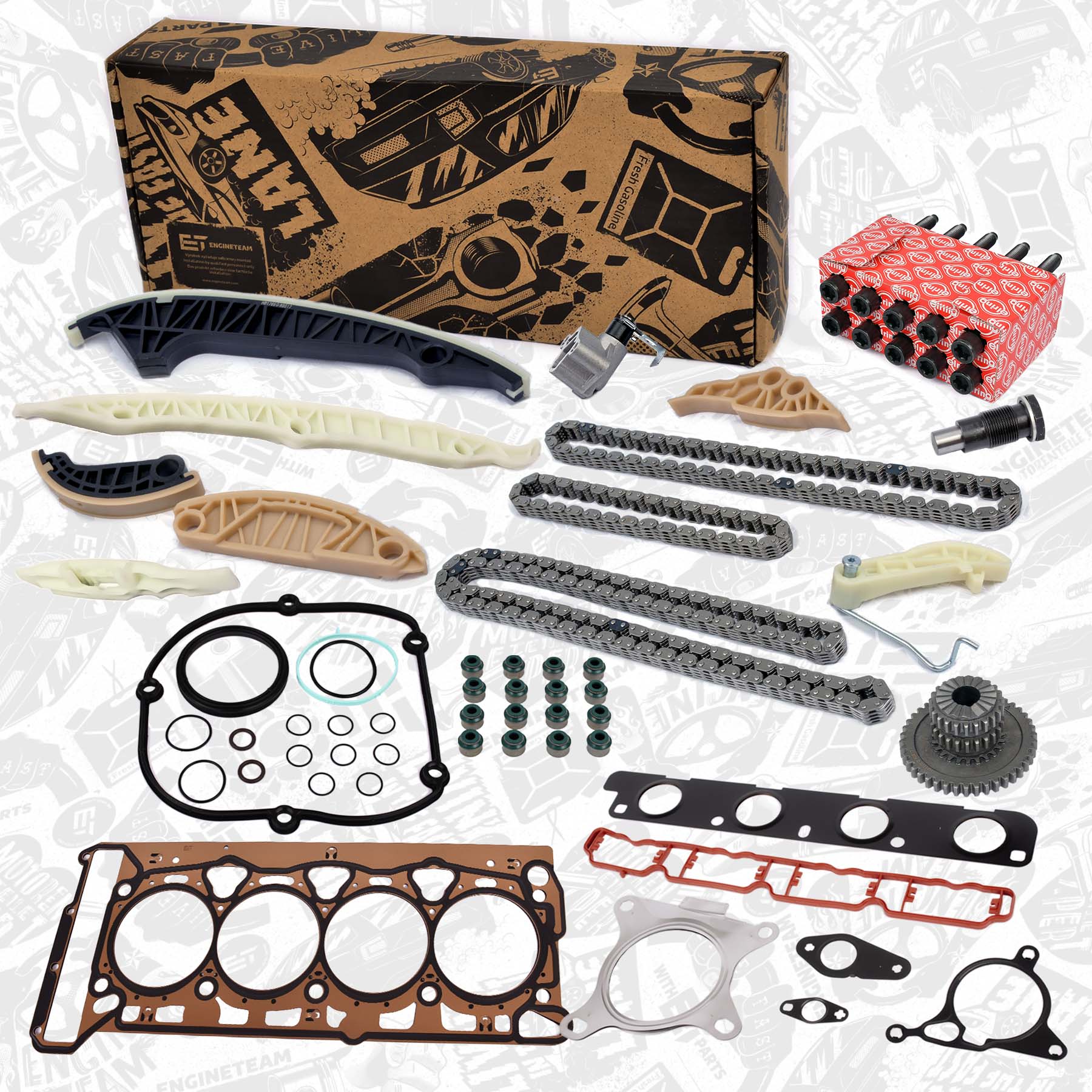 Timing Chain Kit - RS0091VR1 ET ENGINETEAM - 06H109158, 06H109158J ...