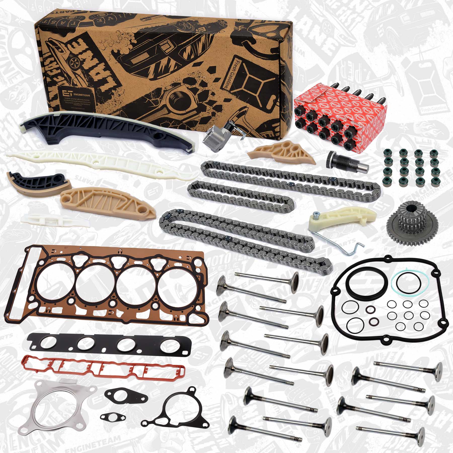 Timing Chain Kit - RS0091VR2 ET ENGINETEAM - 06H109158, 06H109158J ...