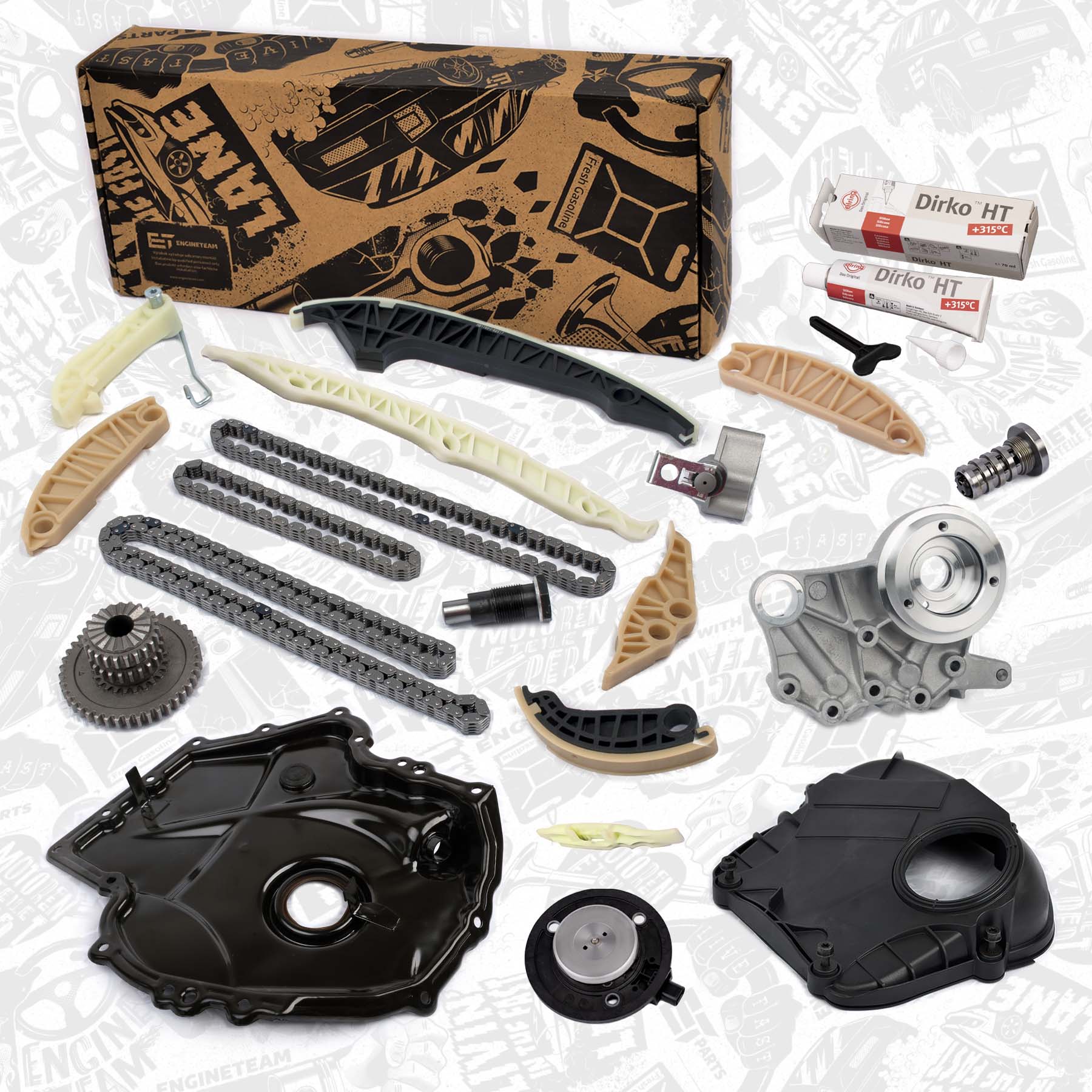 Timing Chain Kit - RS0091VR4 ET ENGINETEAM - 06H109158, 06H109158J ...