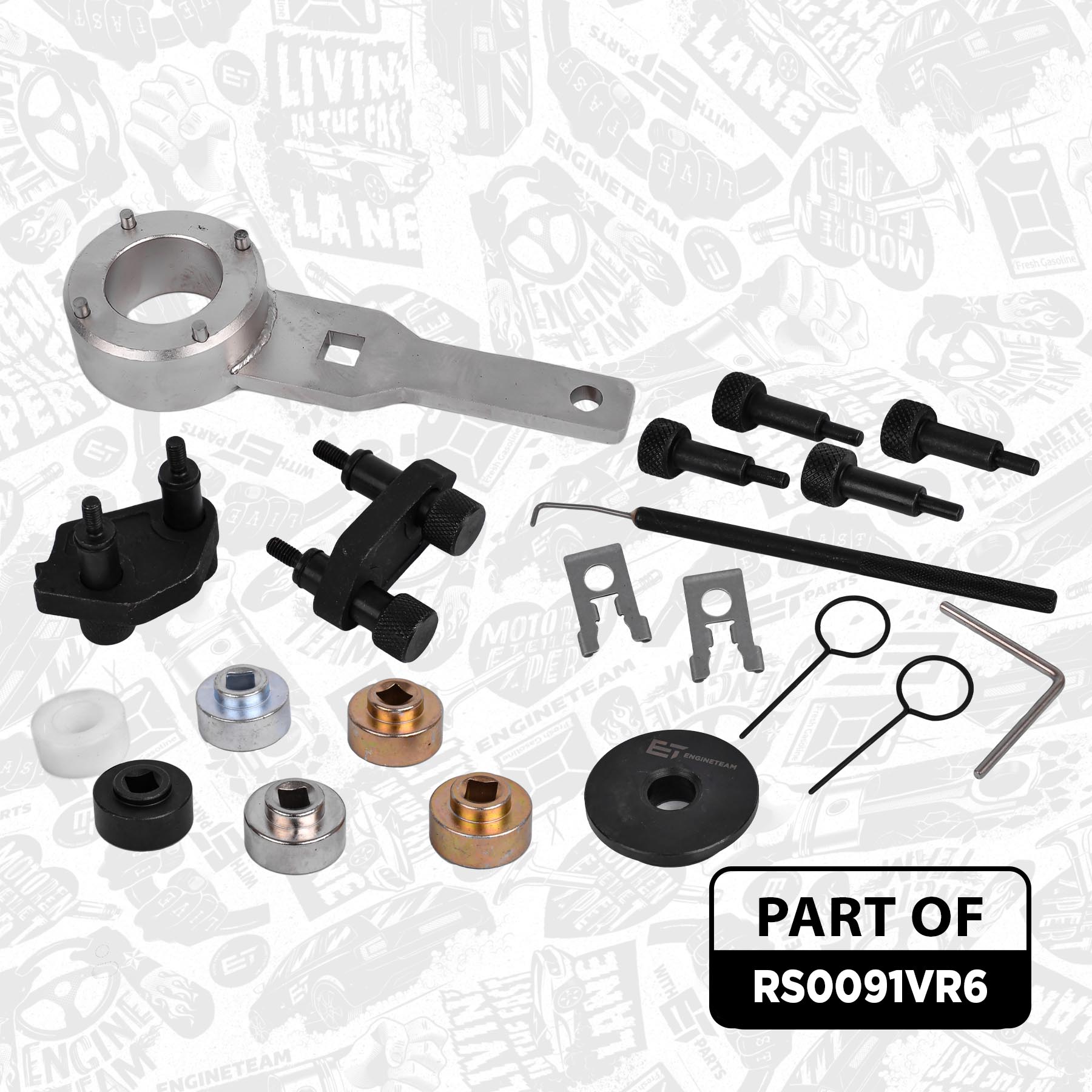 Timing Chain Kit - RS0091VR6 ET ENGINETEAM - 06H109158, 06H109158J ...