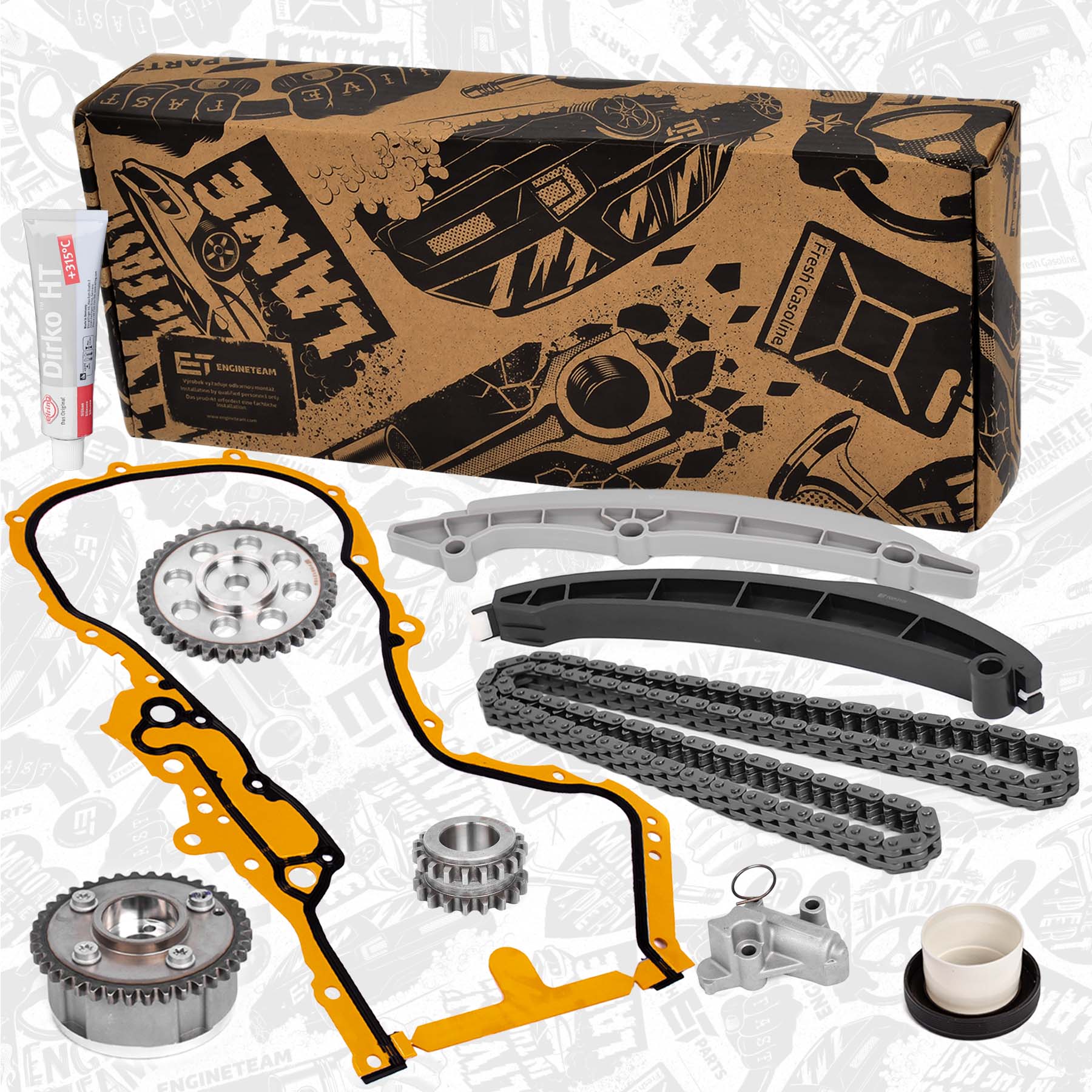 Timing Chain Kit - RS0103VR2 ET ENGINETEAM - 03C109287F, 03C109287G ...