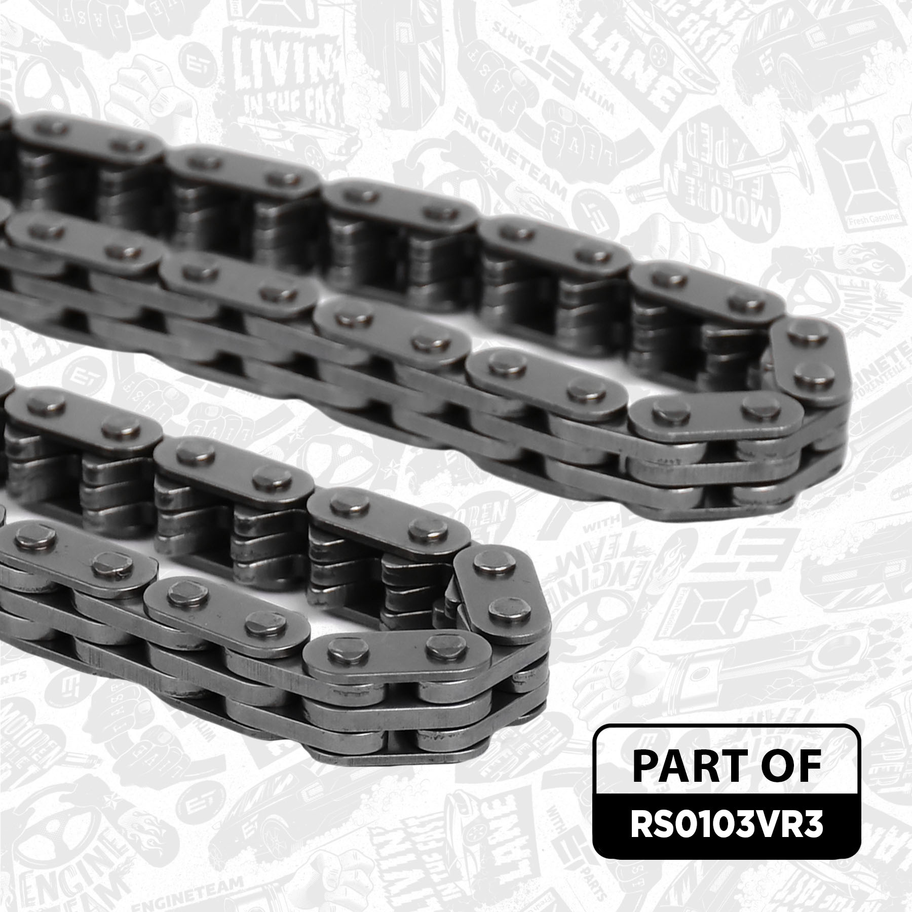 Timing Chain Kit - RS0103VR3 ET ENGINETEAM - 03C109287F, 03C109287G ...