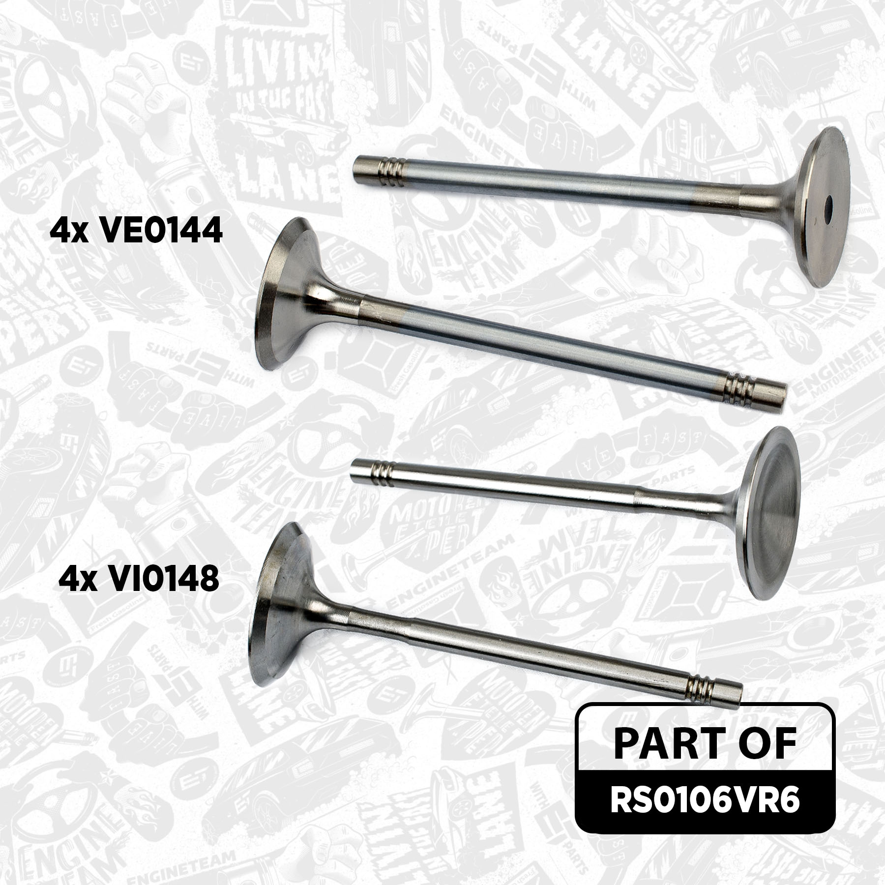 Timing Chain Kit - RS0106VR6 ET ENGINETEAM - 03F105209G, 03F109158G ...