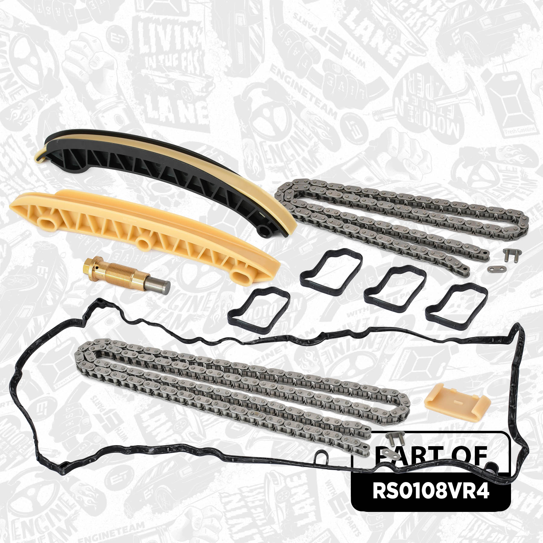 Timing Chain Kit - RS0108VR4 ET ENGINETEAM - 0009932176, 0039979794 ...