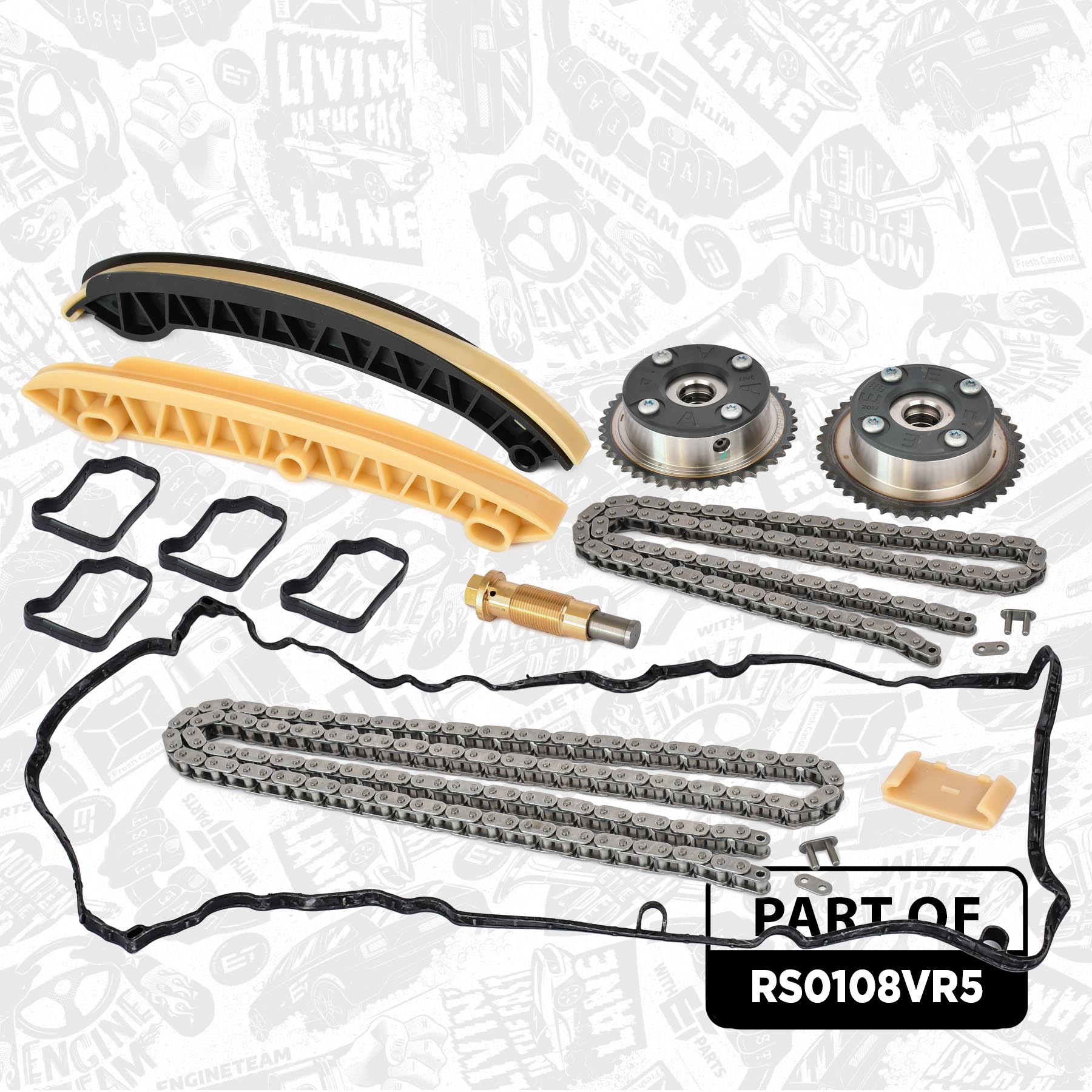 Timing Chain Kit - RS0108VR5 ET ENGINETEAM - 0009932176, 0039979794 ...