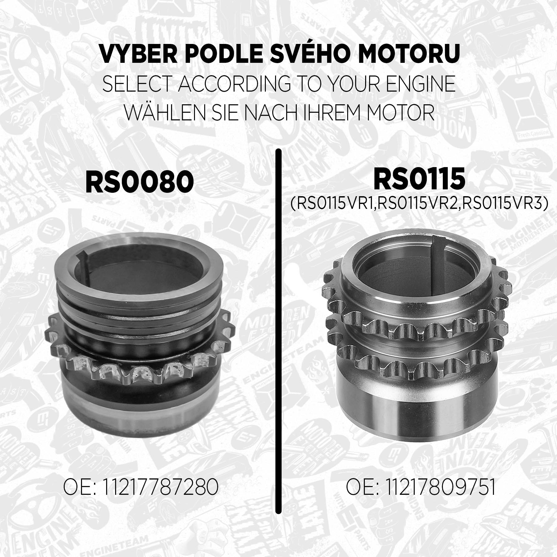 Timing Chain Kit - RS0115 ET ENGINETEAM - 11318506869, 11342247077 ...