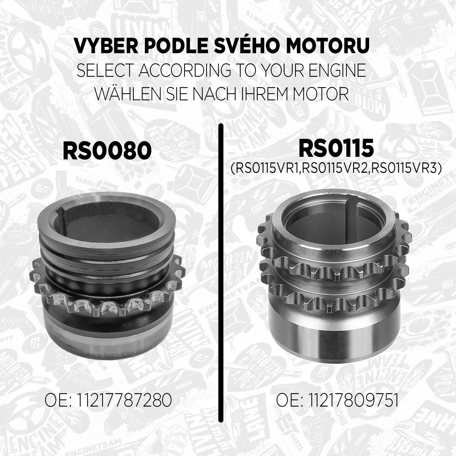Timing Chain Kit - RS0115VR1 ET ENGINETEAM - 11318506869, 11312249851 ...