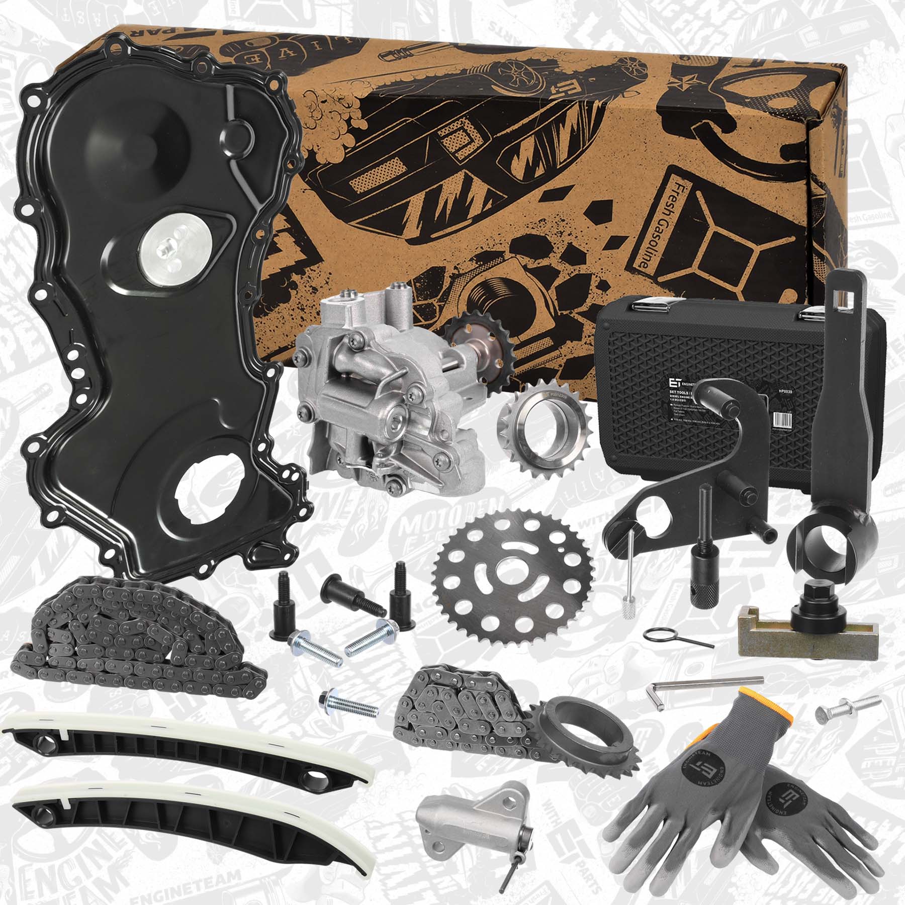 Timing Chain Kit - RS0118VR5 ET ENGINETEAM - 130289246R, 15010-00Q2C ...