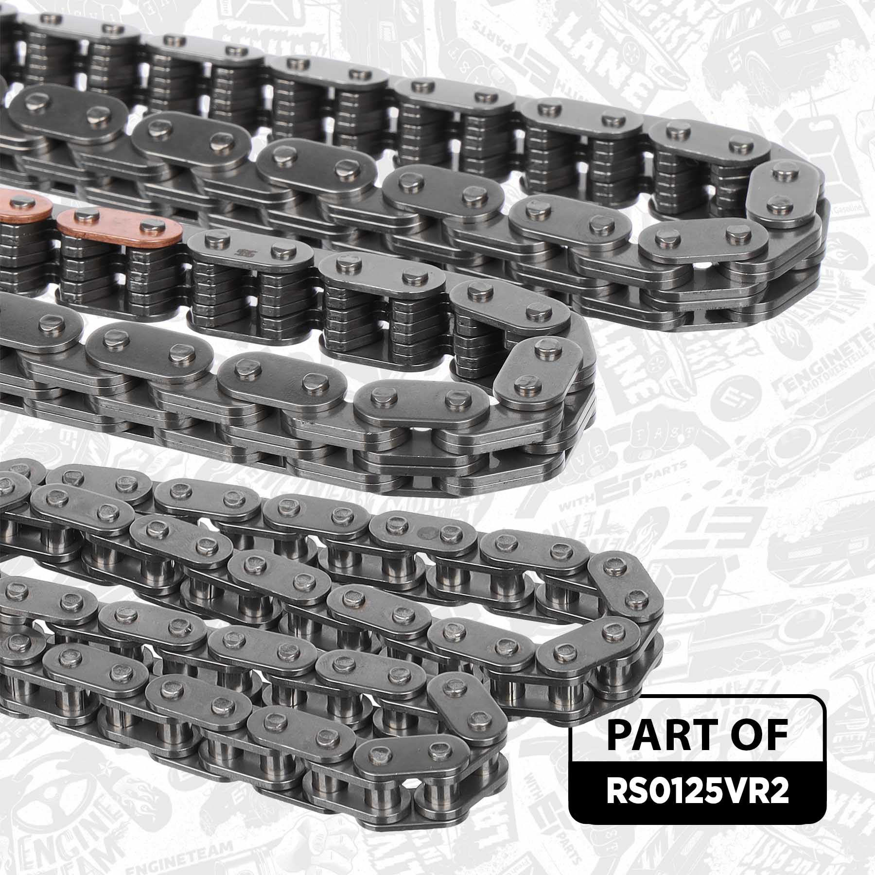 Timing Chain Kit - RS0125VR2 ET ENGINETEAM - N90256202, N91097201 ...
