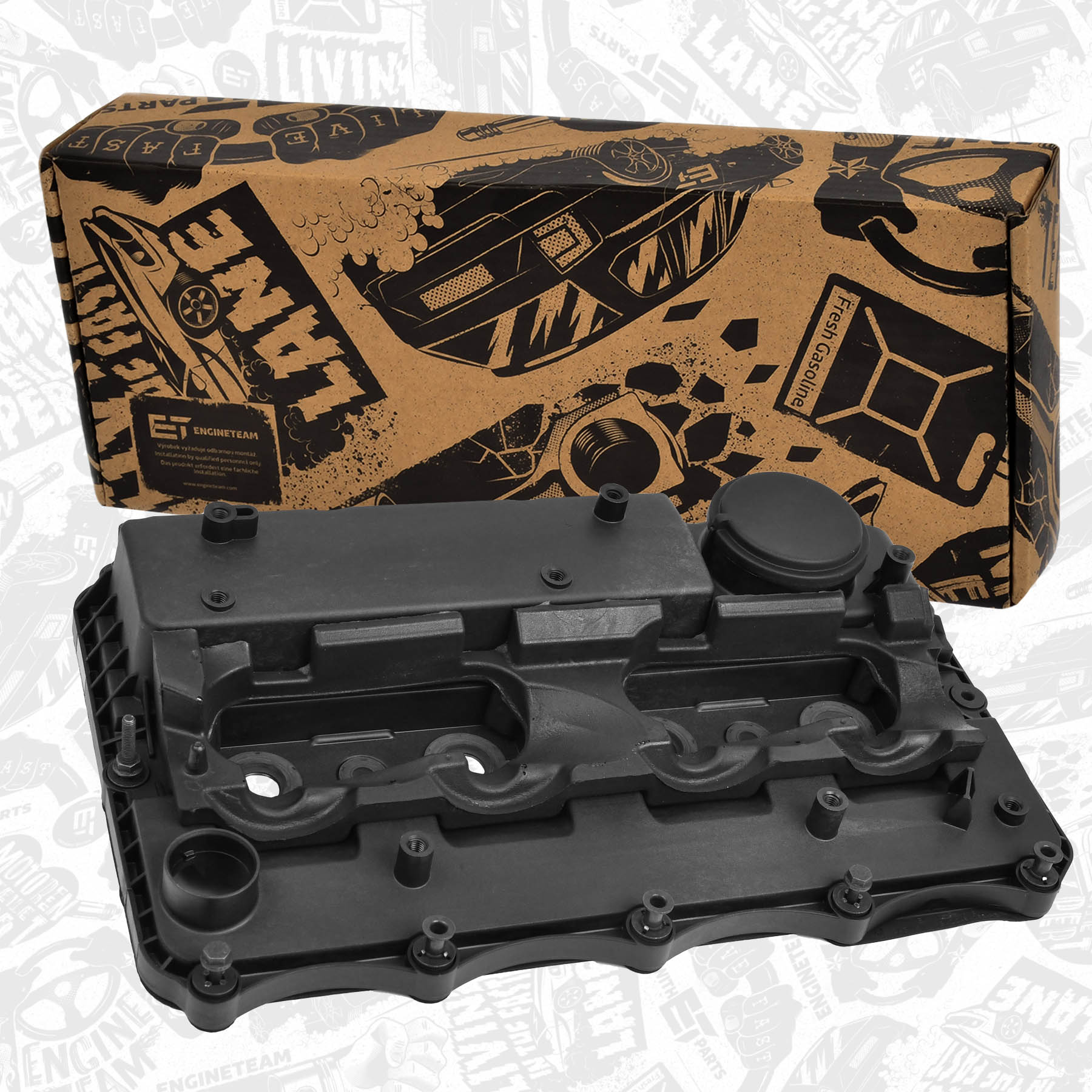 Cylinder Head Cover - RV0008 ET ENGINETEAM - 1717679, 9675691480 ...
