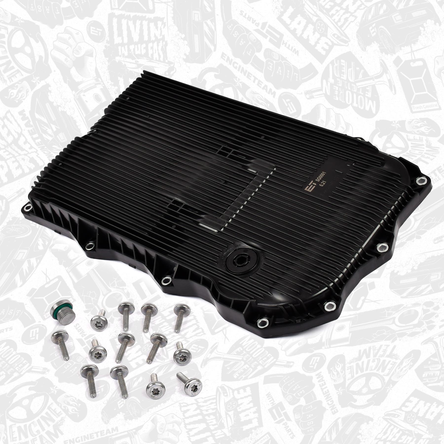 Oil Sump, automatic transmission - SG0001 ET ENGINETEAM - 24117624192 ...