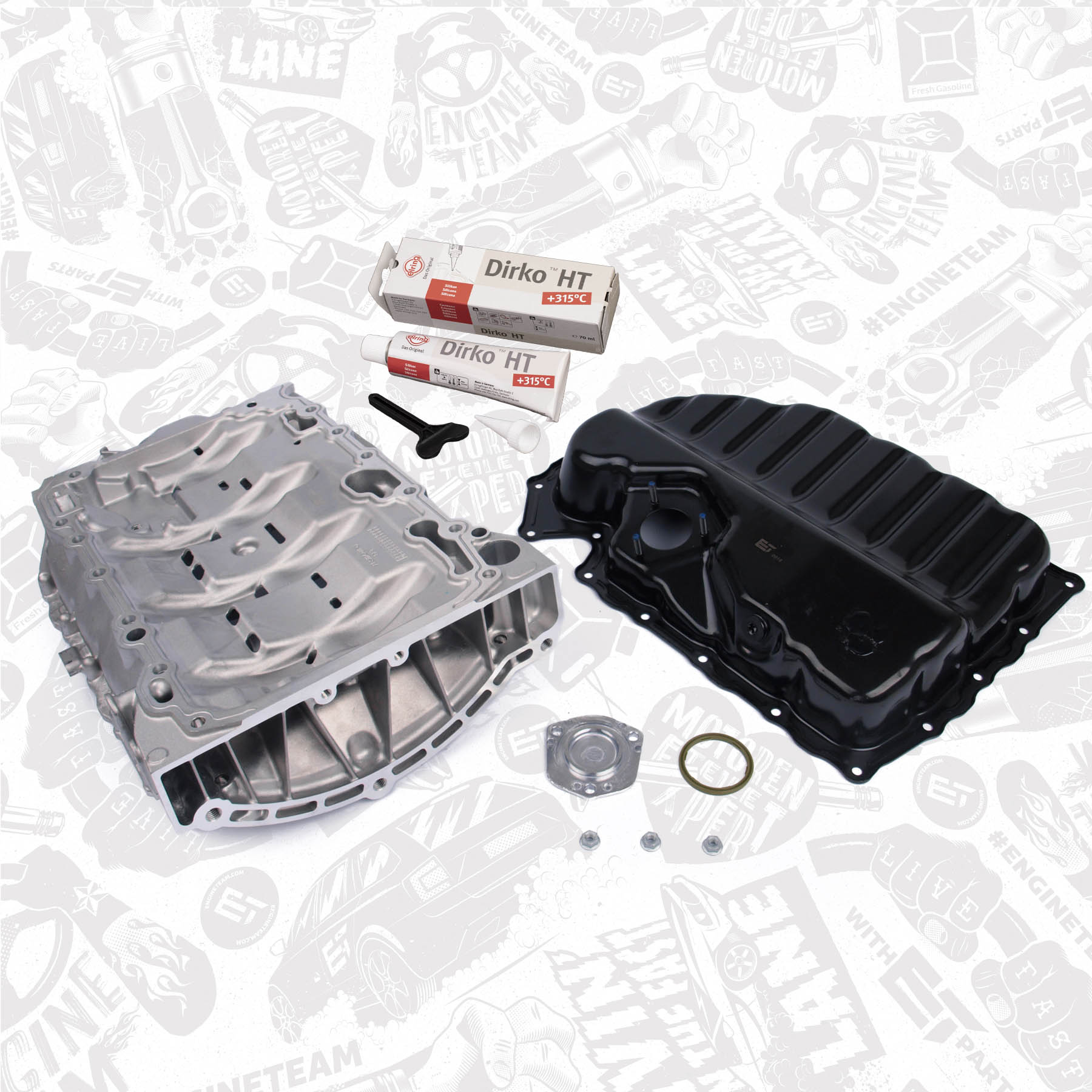 Oil Sump + sealing compound - SU0011VR1 ET ENGINETEAM - 06J103600AF ...