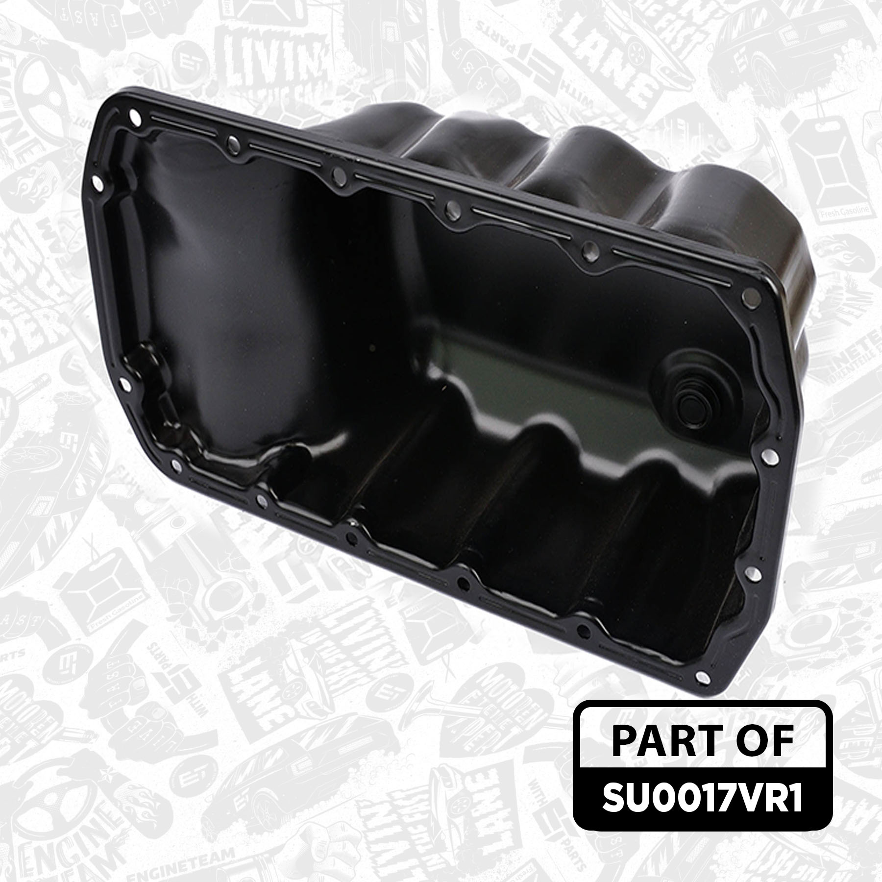 Oil Sump + sealing compound - SU0017VR1 ET ENGINETEAM - 0301.N9, 0301N9 ...