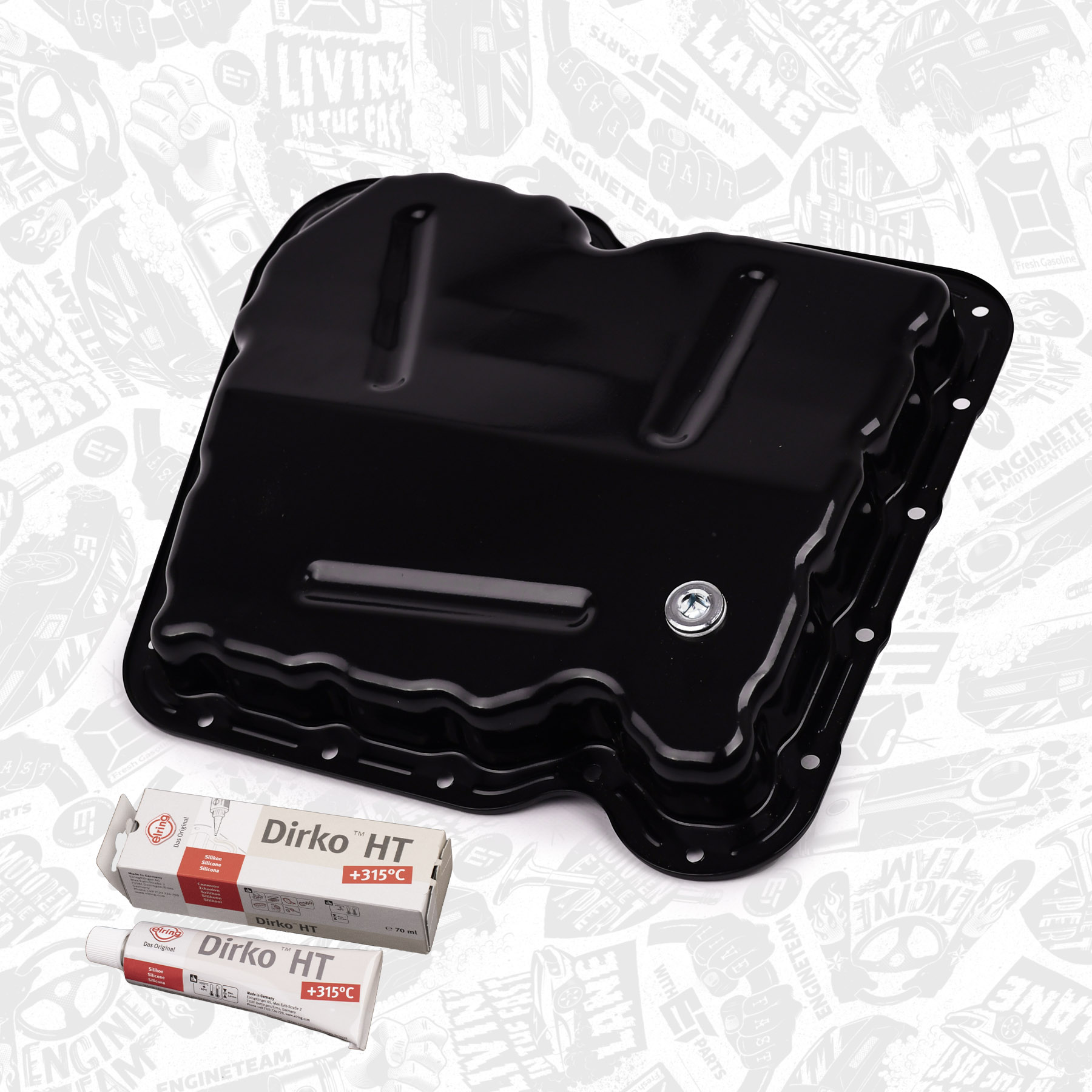 Oil Sump + sealing compound - SU0035VR1 ET ENGINETEAM - 8200805603 ...