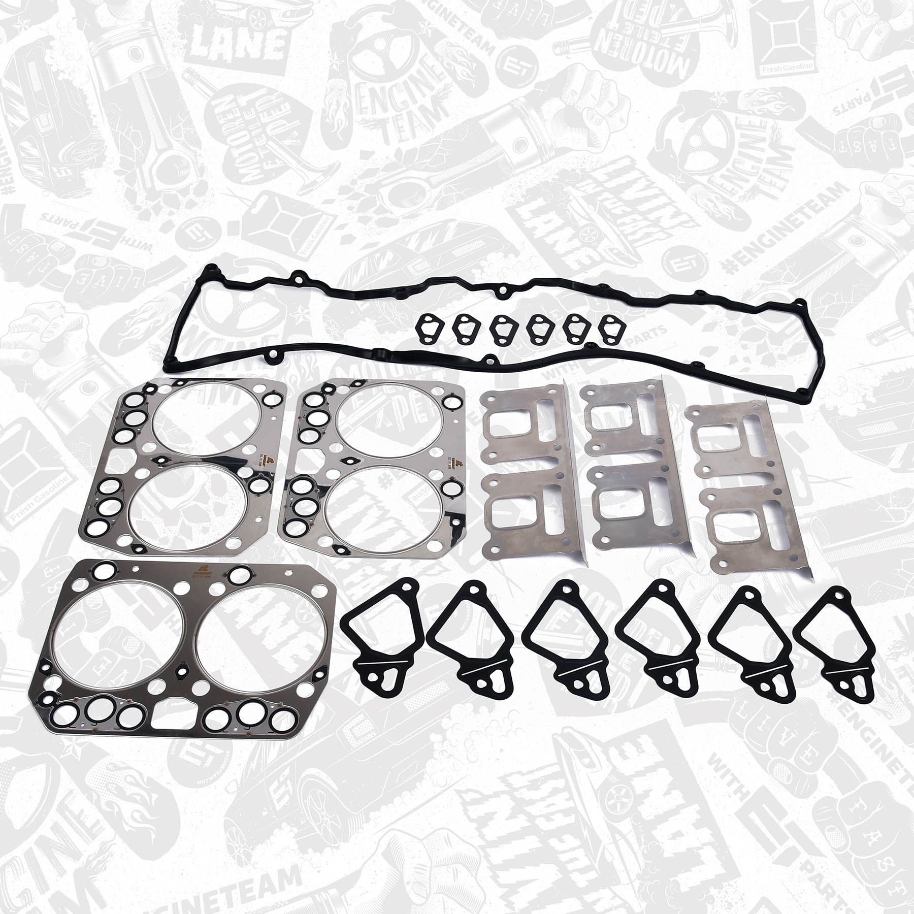 Gasket Kit, cylinder head - TE0022 ET ENGINETEAM - 51.00900-6753 ...